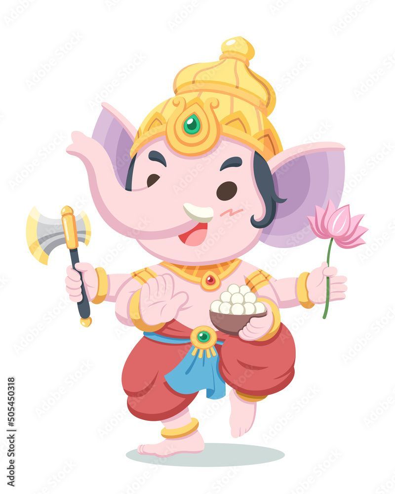 Ganesh Cartoon Wallpapers - Top Free Ganesh Cartoon Backgrounds ...