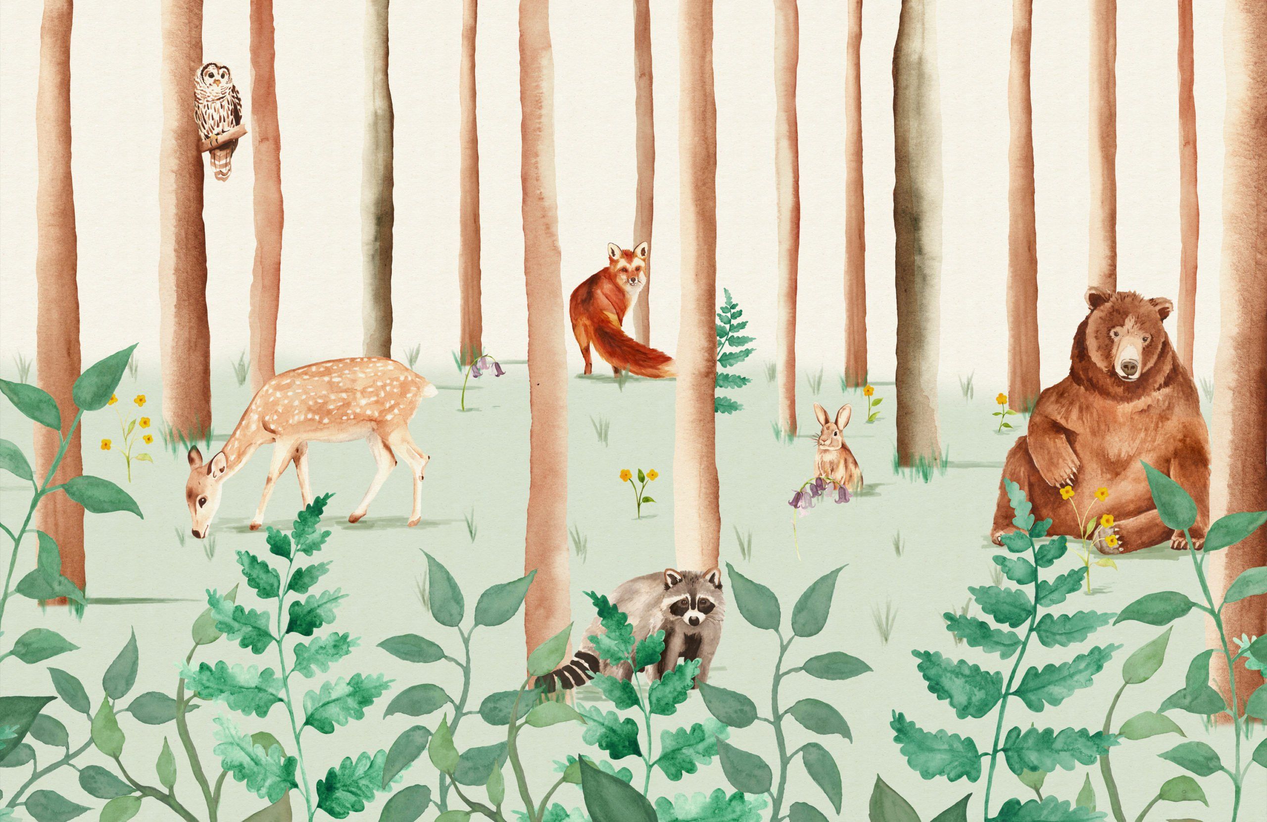 Woodland Animals Wallpapers - Top Free Woodland Animals Backgrounds ...