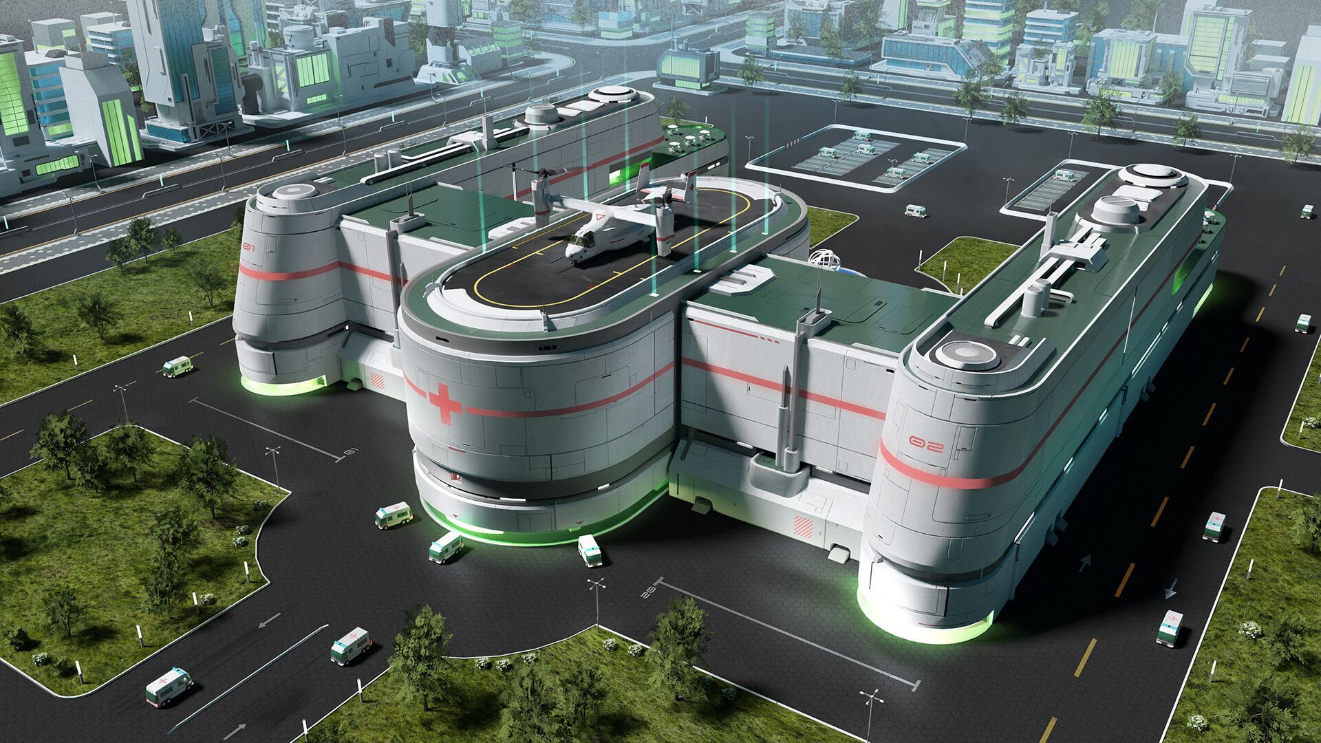 Hospital Building Wallpapers - Top Free Hospital Building Backgrounds ...