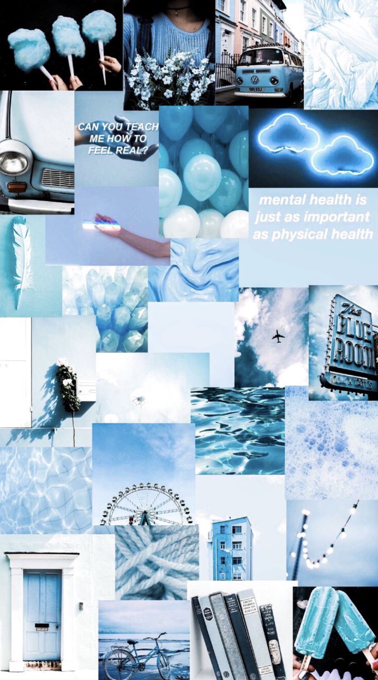 Light Blue Collage Wallpapers - Top Free Light Blue Collage Backgrounds ...