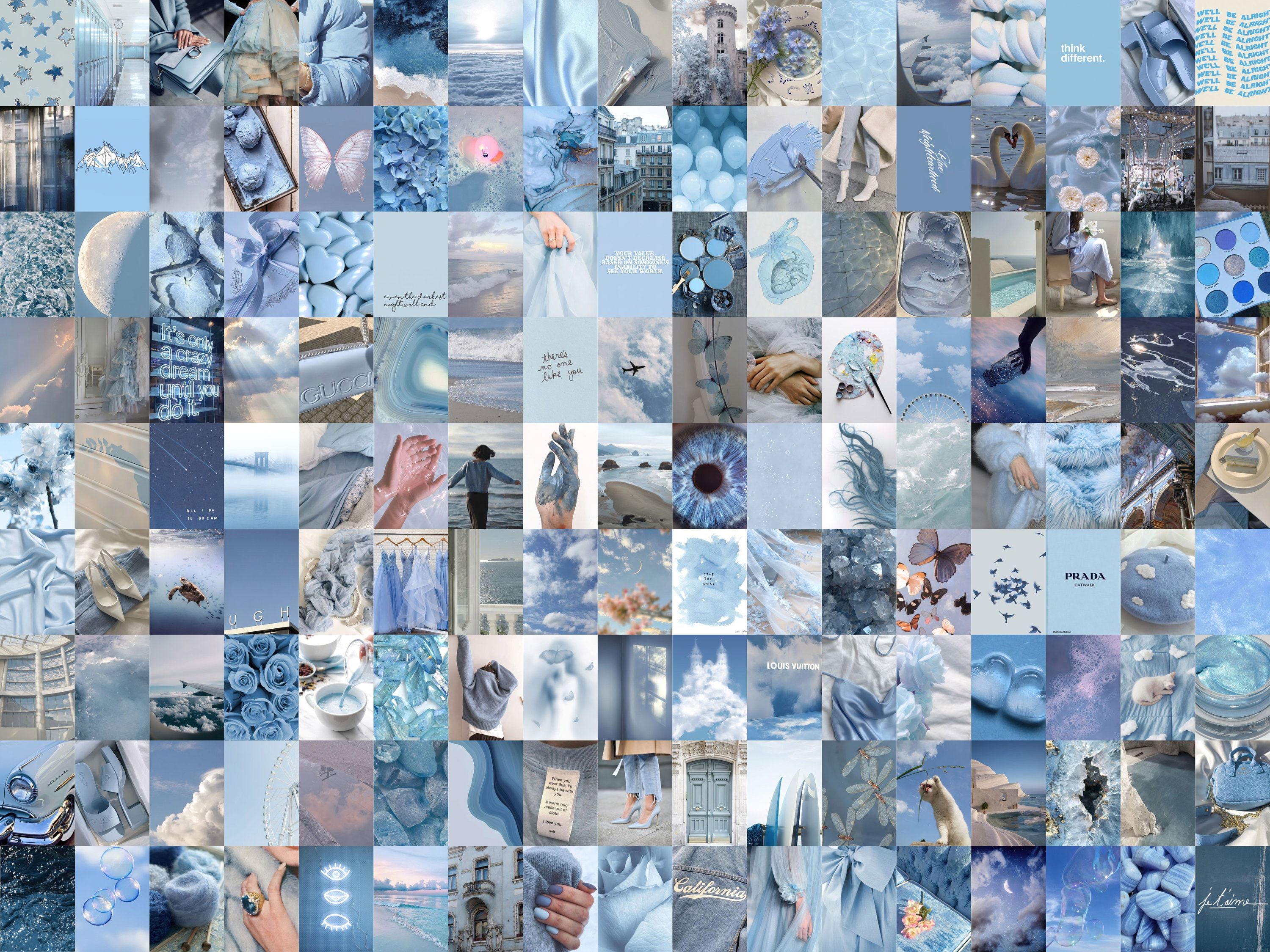 Light Blue Collage Wallpapers - Top Free Light Blue Collage Backgrounds ...