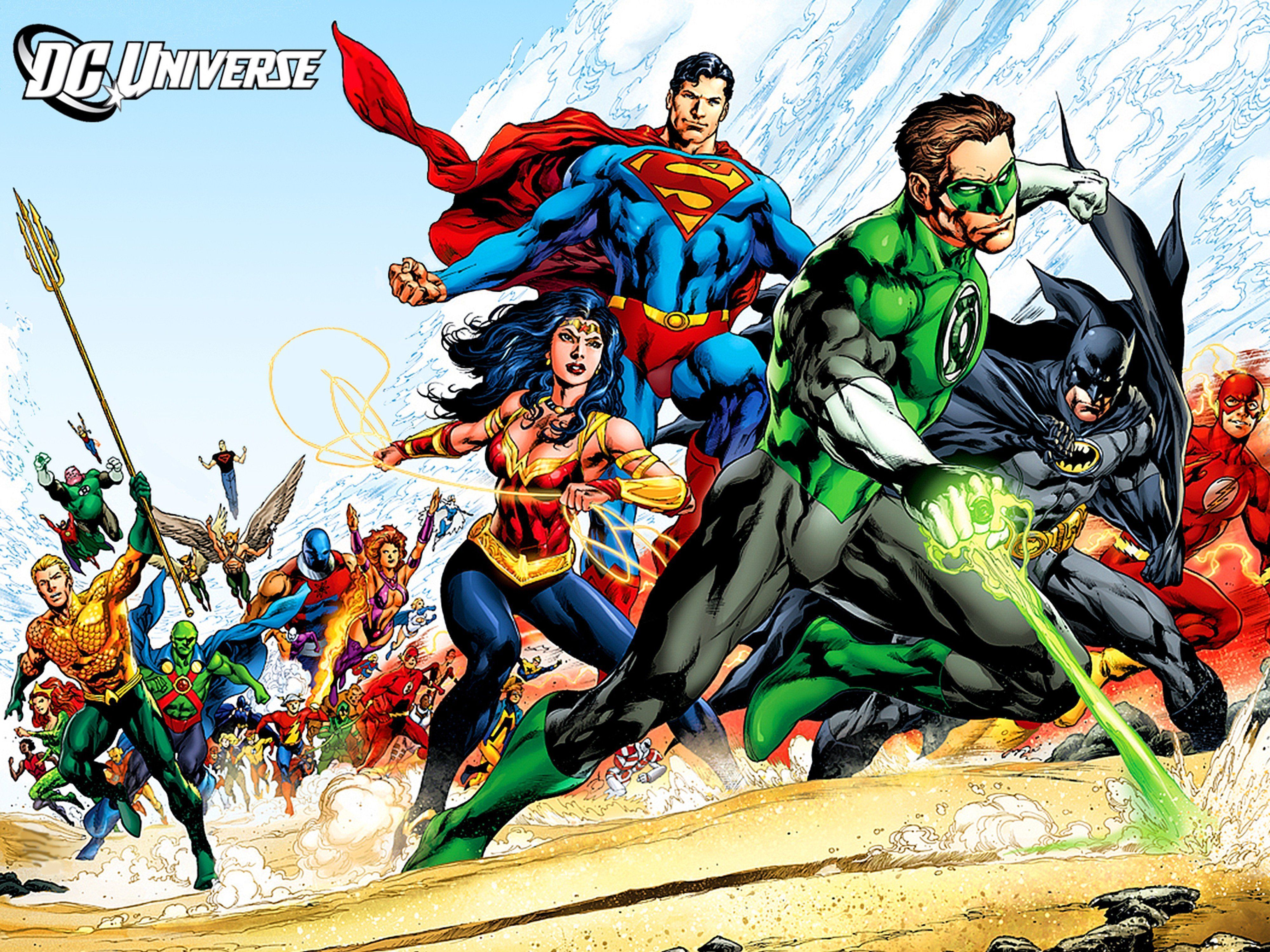 DC Cartoon Wallpapers - Top Free DC Cartoon Backgrounds - WallpaperAccess