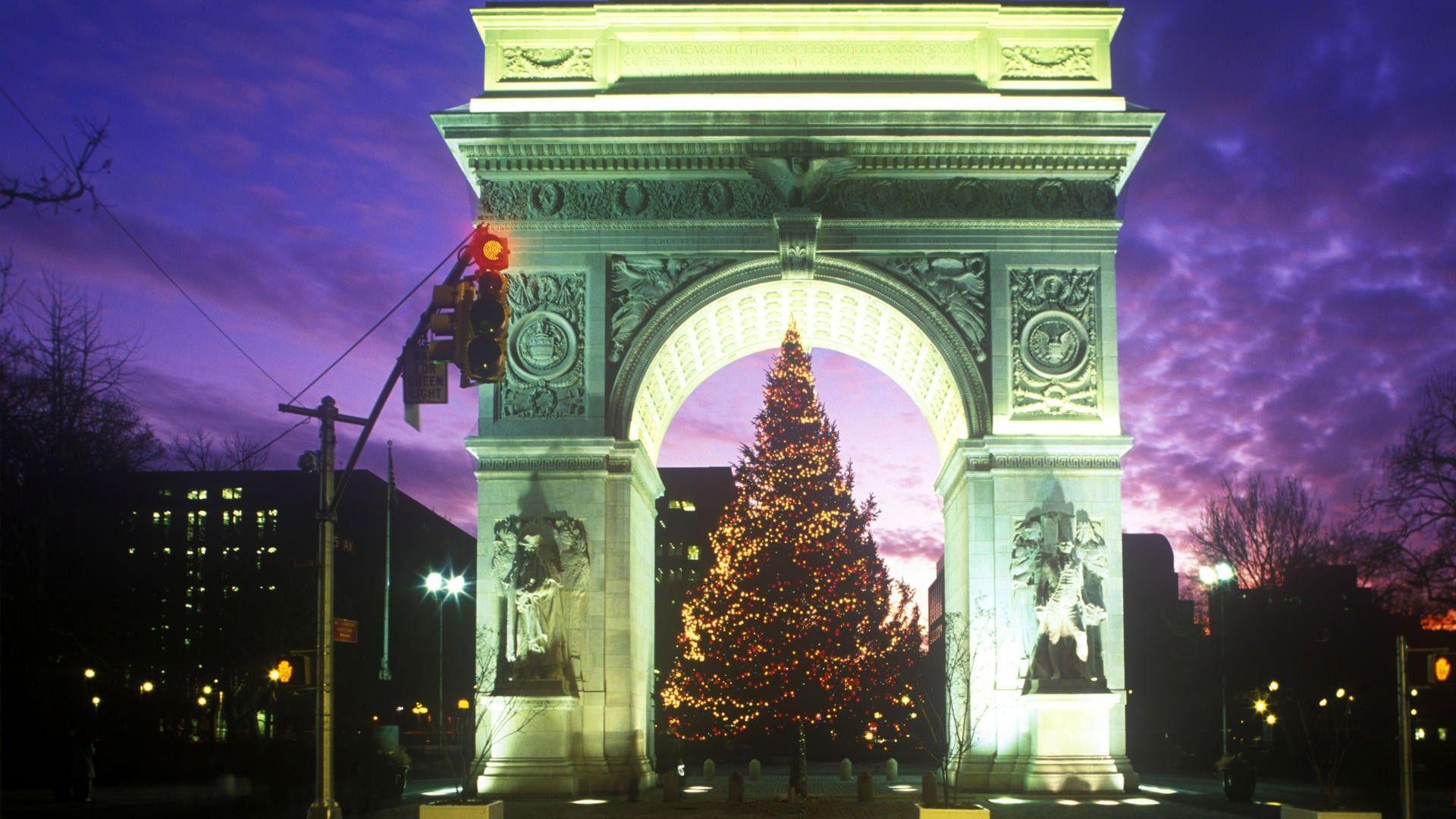 New York Christmas Wallpapers - Top Free New York Christmas Backgrounds ...