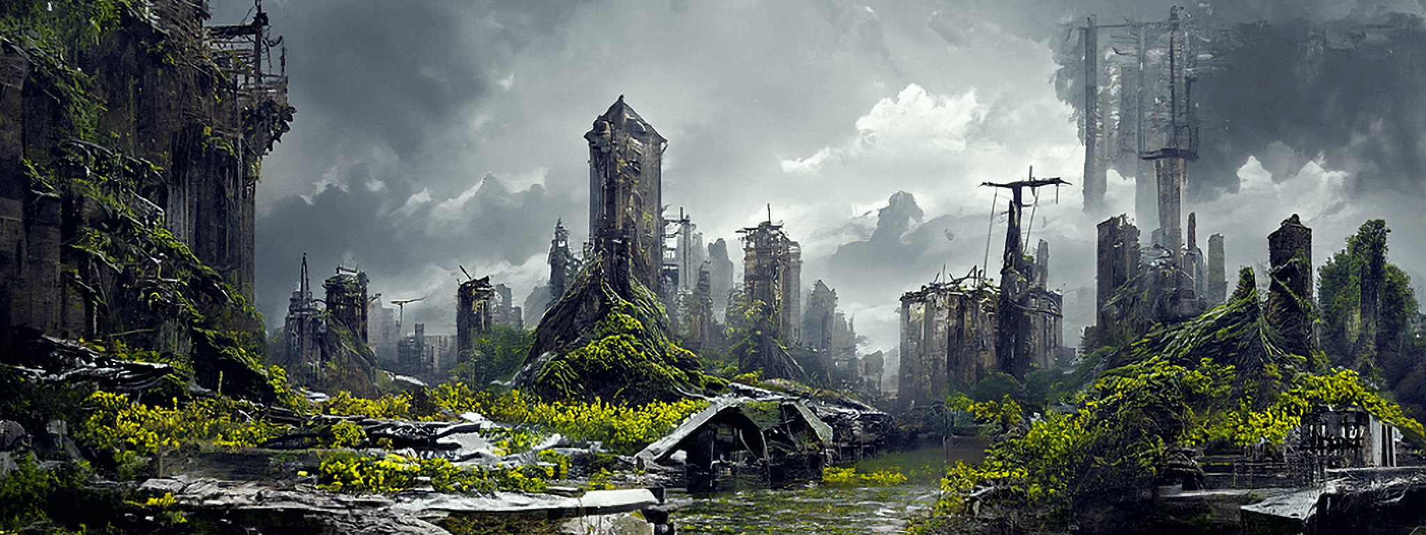 Overgrown City Wallpapers - Top Free Overgrown City Backgrounds ...