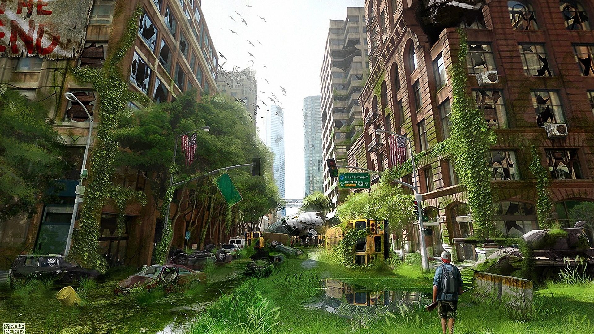 Overgrown City Wallpapers - Top Free Overgrown City Backgrounds ...