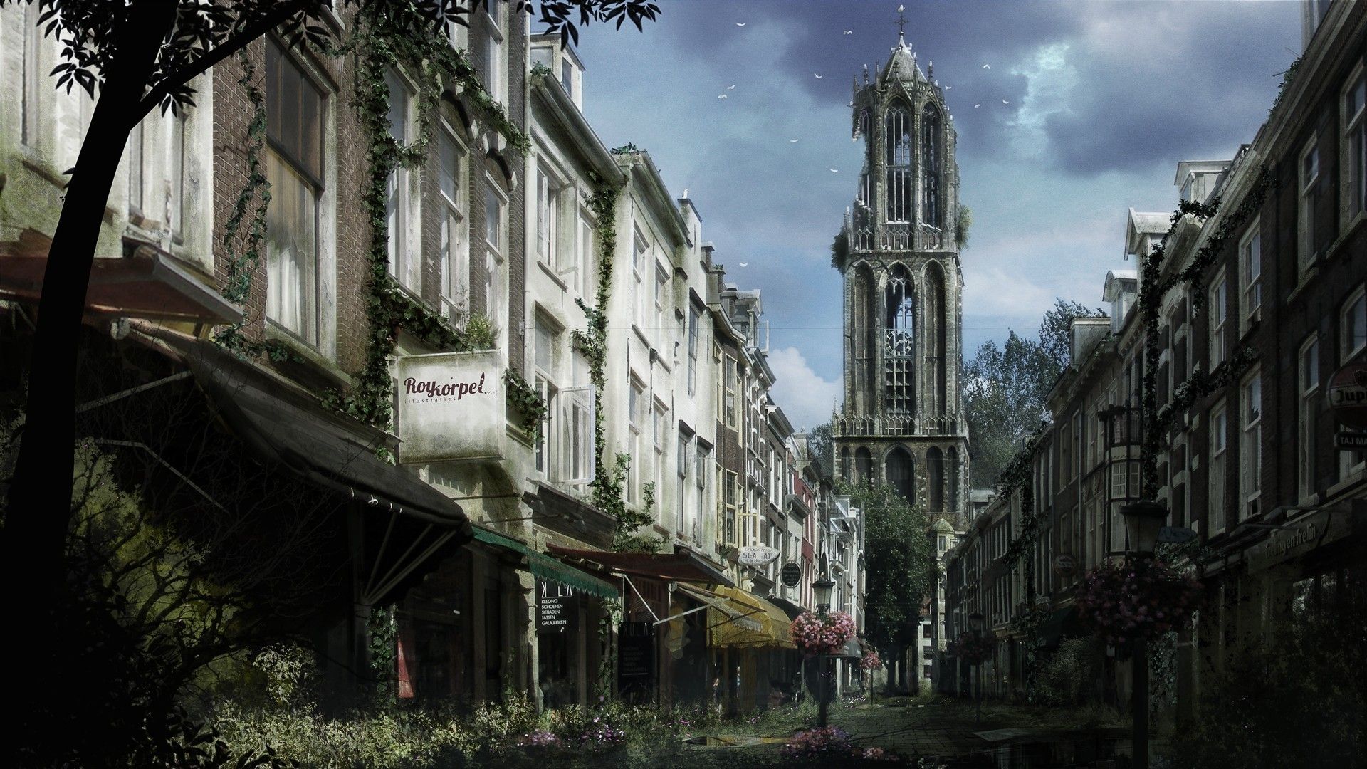 Overgrown City Wallpapers - Top Free Overgrown City Backgrounds ...