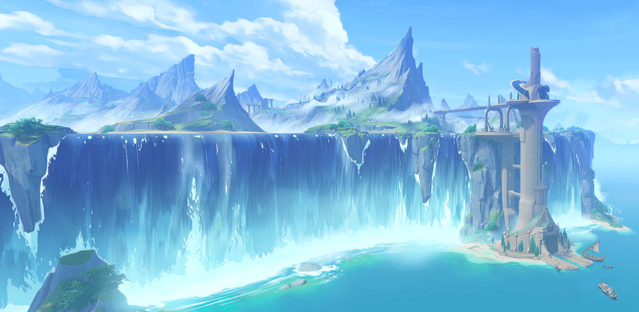 Genshin Impact Landscape Wallpapers - Top Free Genshin Impact Landscape Backgrounds ...