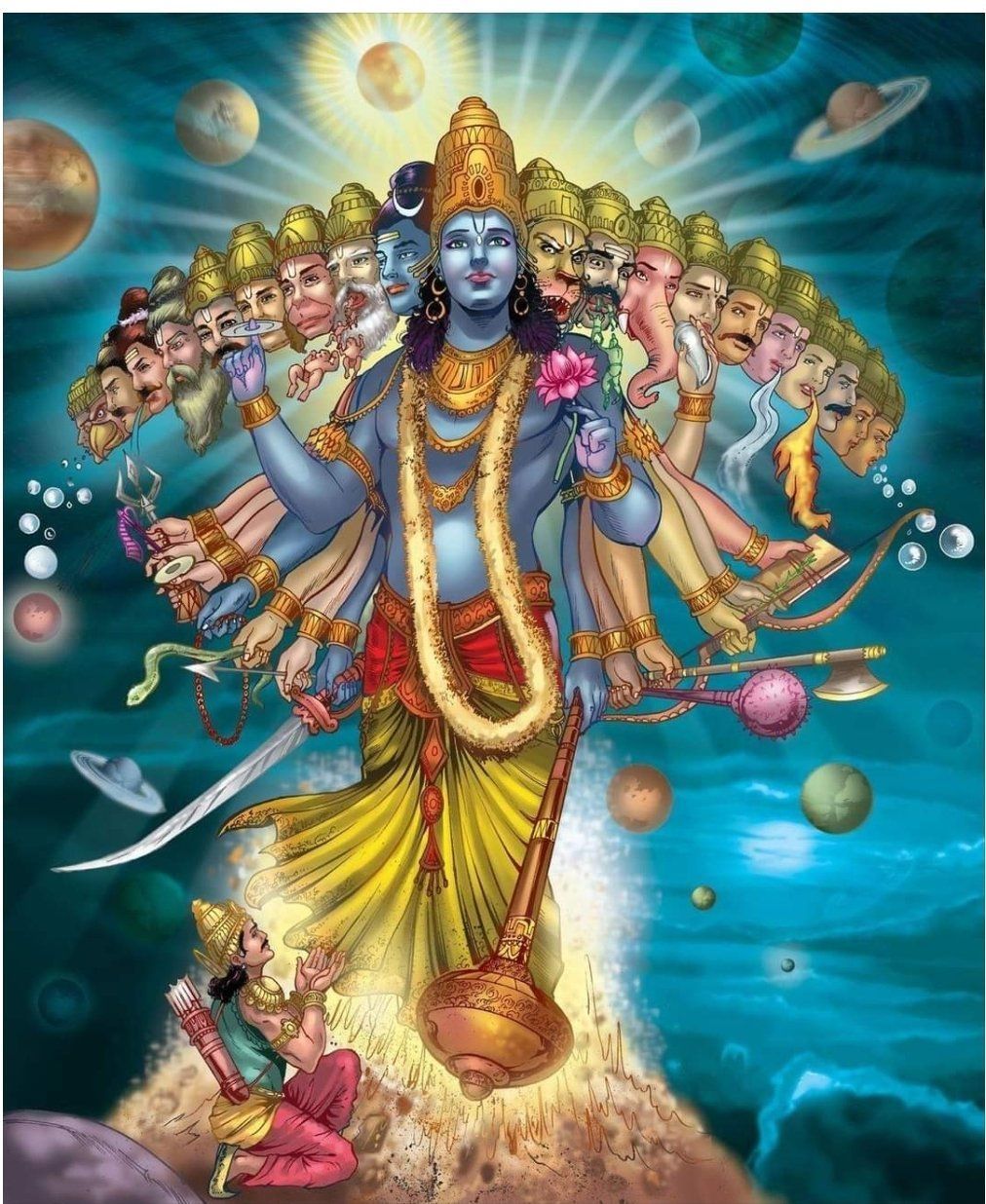 Cosmic Krishna Wallpapers - Top Free Cosmic Krishna Backgrounds ...