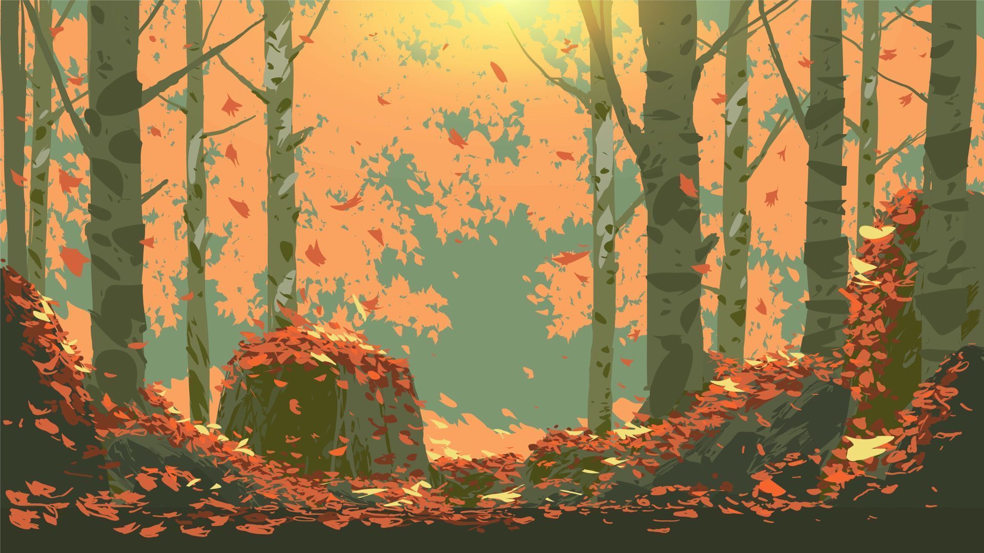 Autumn Illustration Wallpapers - Top Free Autumn Illustration ...