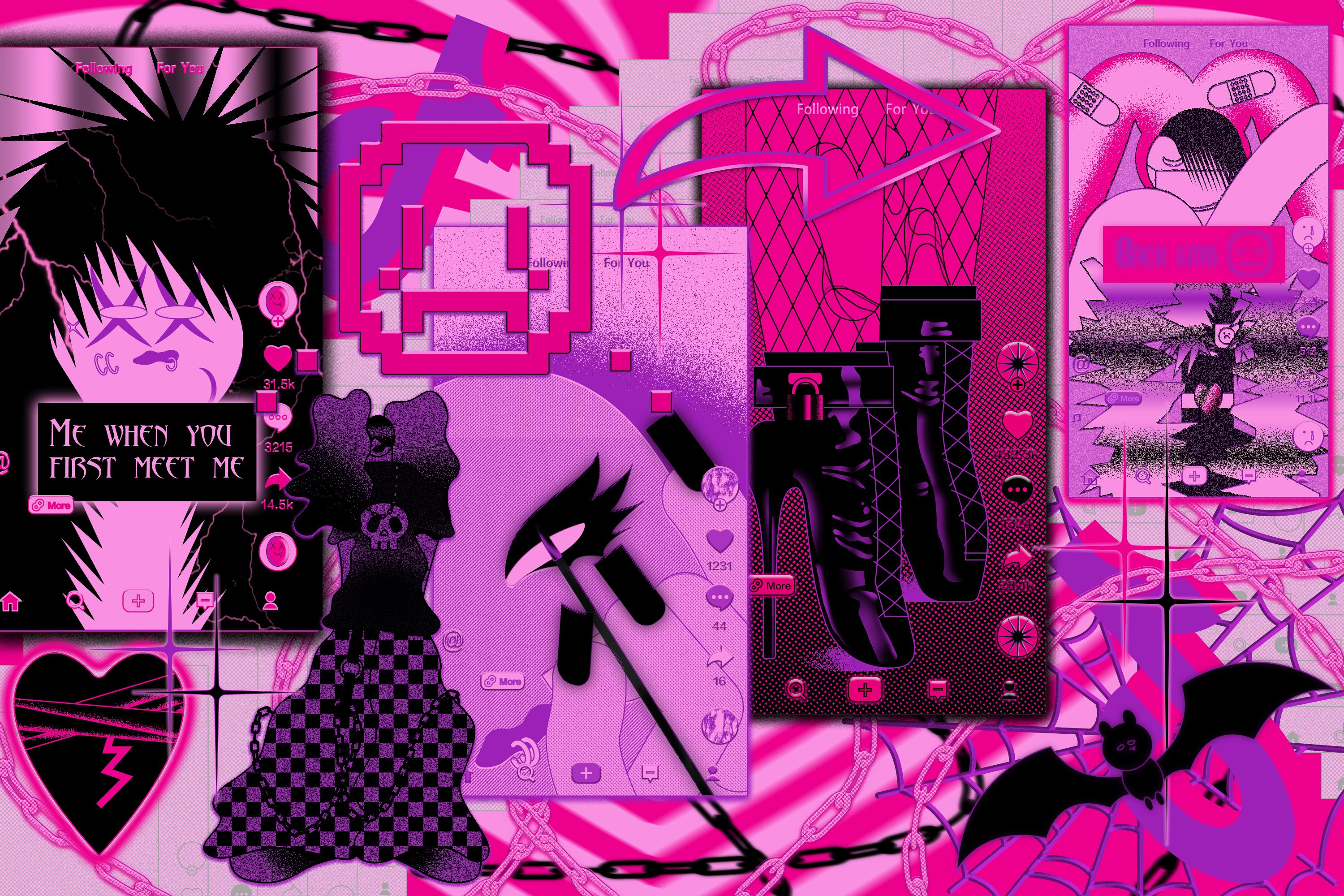 Scene Emo Wallpapers - Top Free Scene Emo Backgrounds - WallpaperAccess