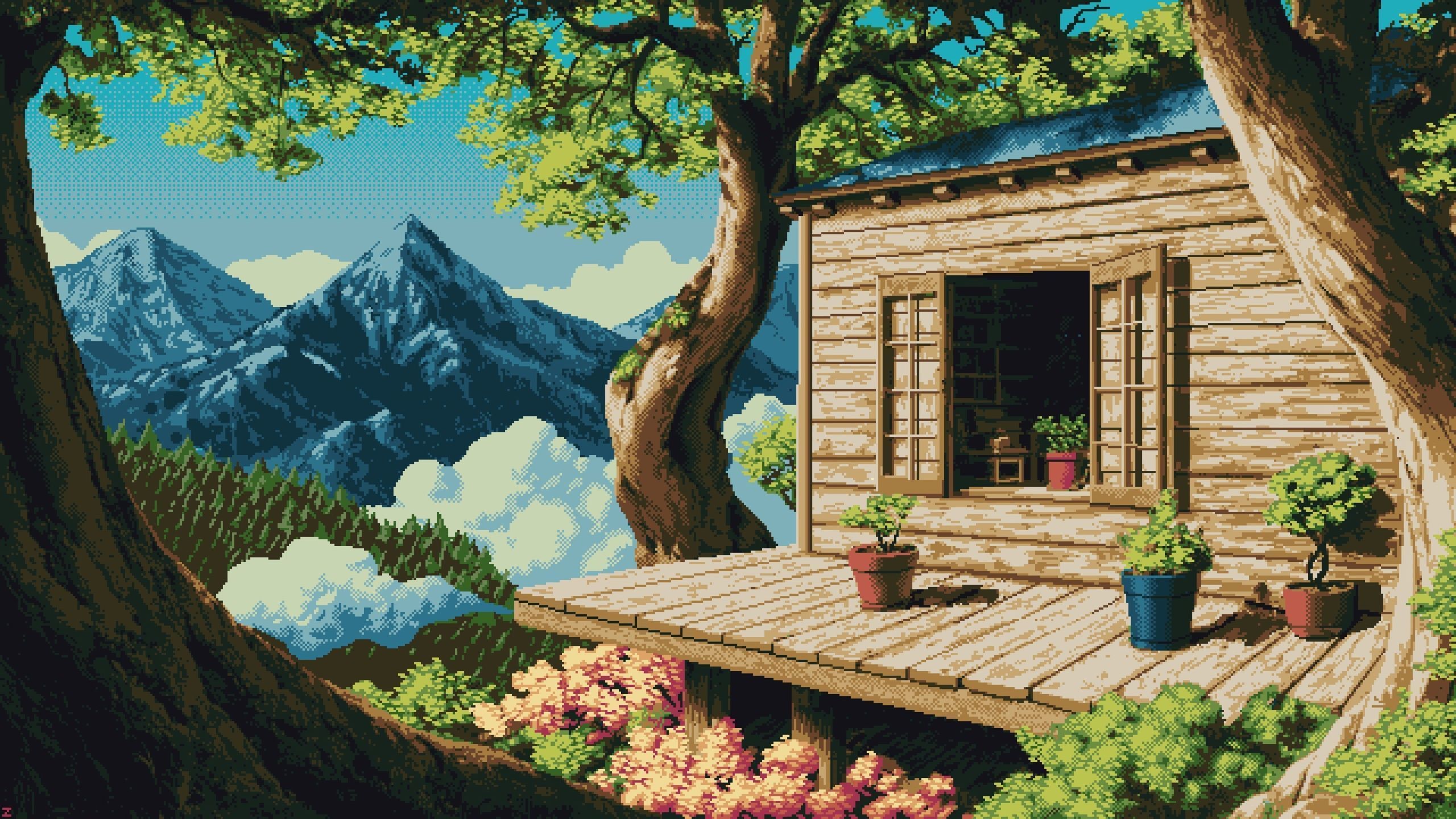 Nature Pixel Art Wallpapers - Top Free Nature Pixel Art Backgrounds ...
