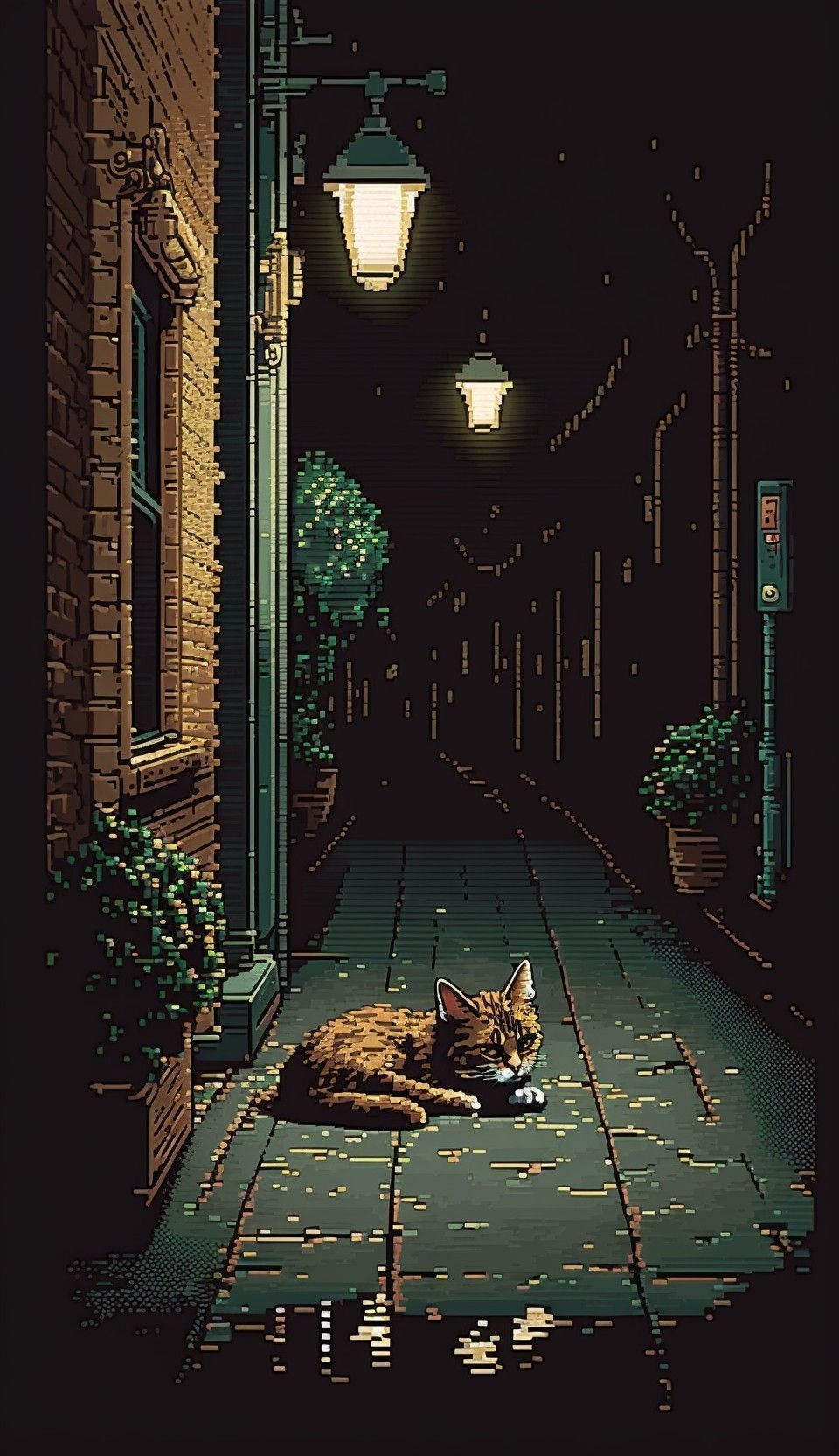 Cat Pixel Art Wallpapers Top Free Cat Pixel Art Backgrounds Wallpaperaccess