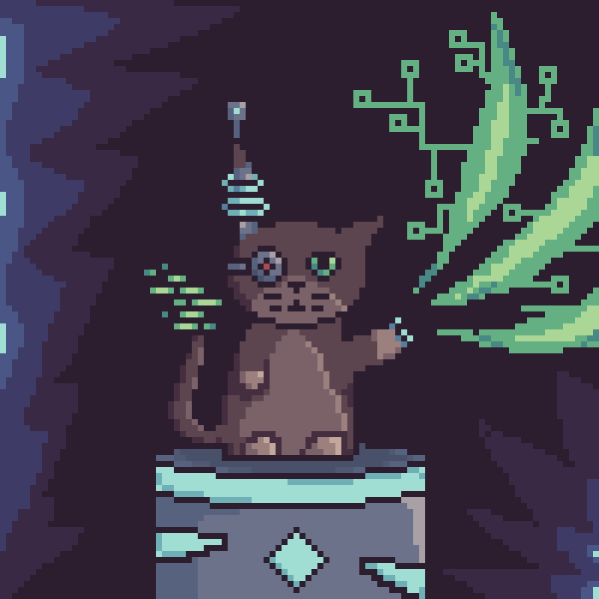 Cat Pixel Art Wallpapers - Top Free Cat Pixel Art Backgrounds ...