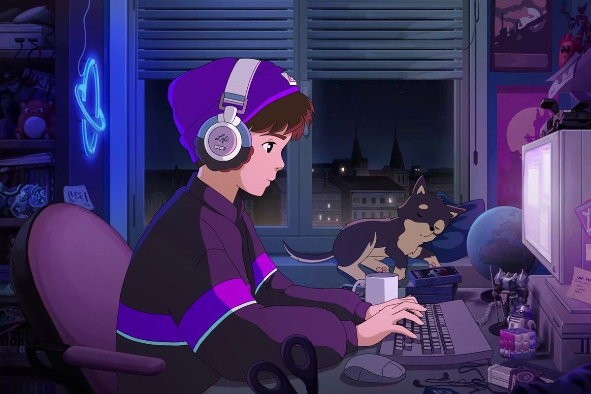 Blue Lofi Wallpapers - Top Free Blue Lofi Backgrounds - WallpaperAccess