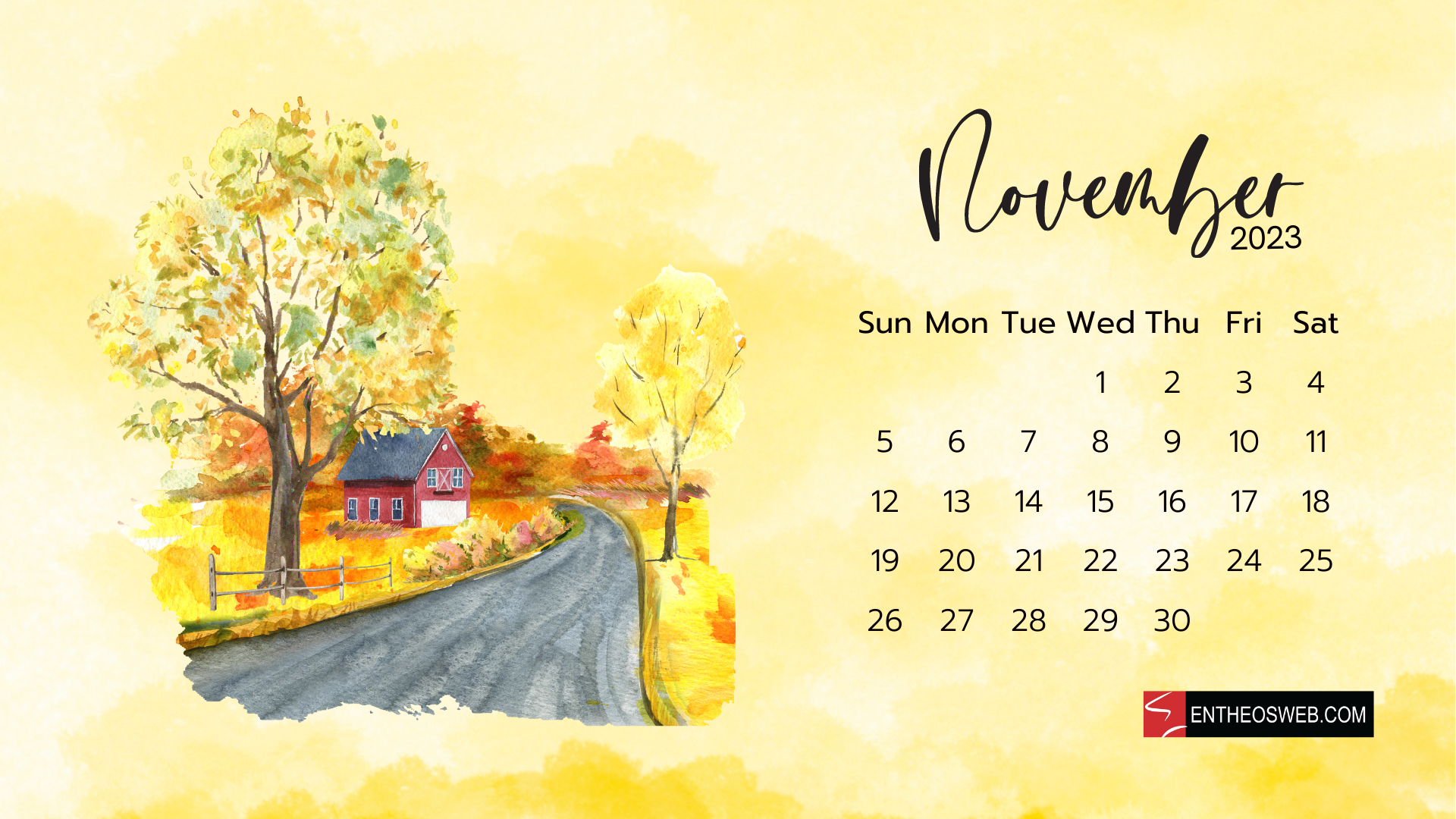 November 2023 Calendar Wallpapers - Top Free November 2023 Calendar ...