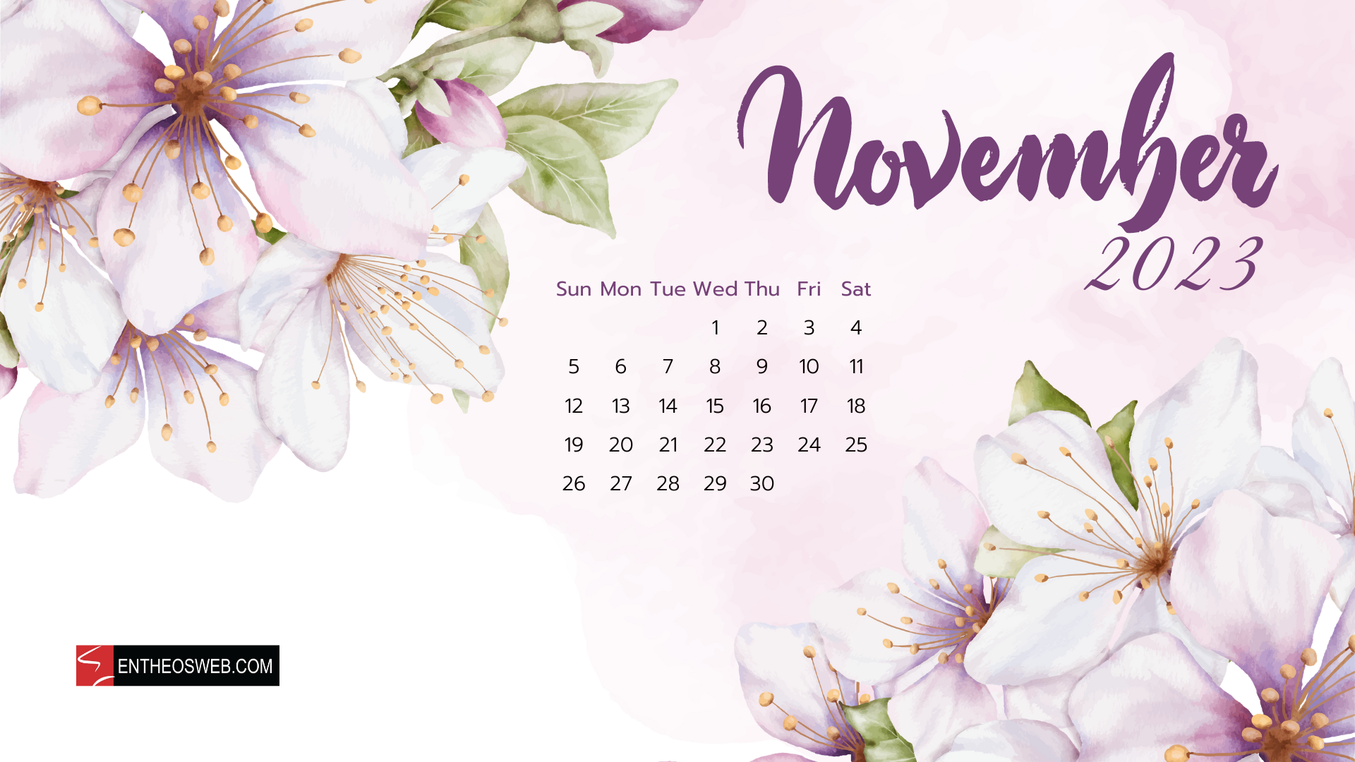 November 2023 Calendar Wallpapers - Top Free November 2023 Calendar ...