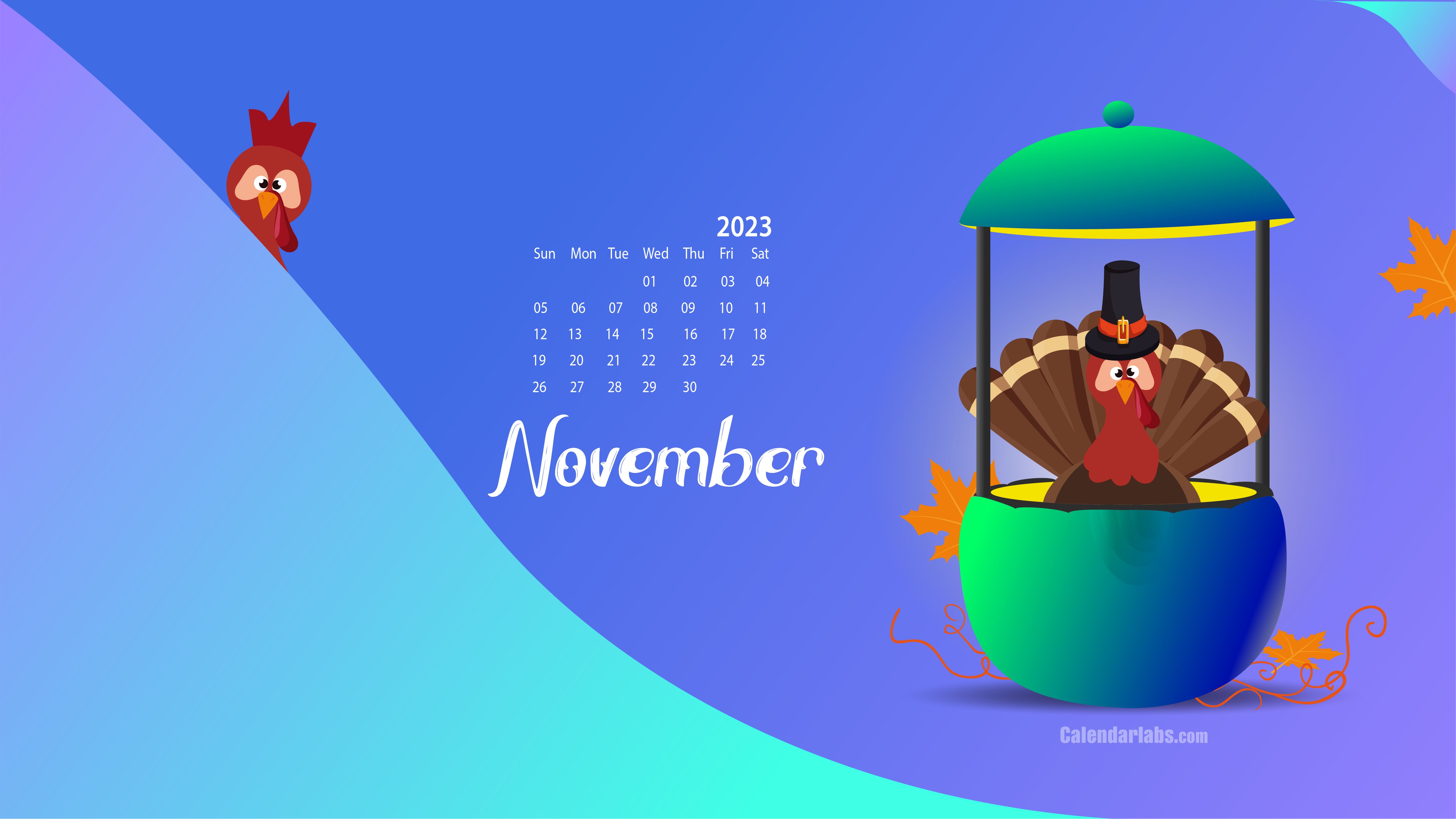 November 2023 Calendar Wallpapers - Top Free November 2023 Calendar ...