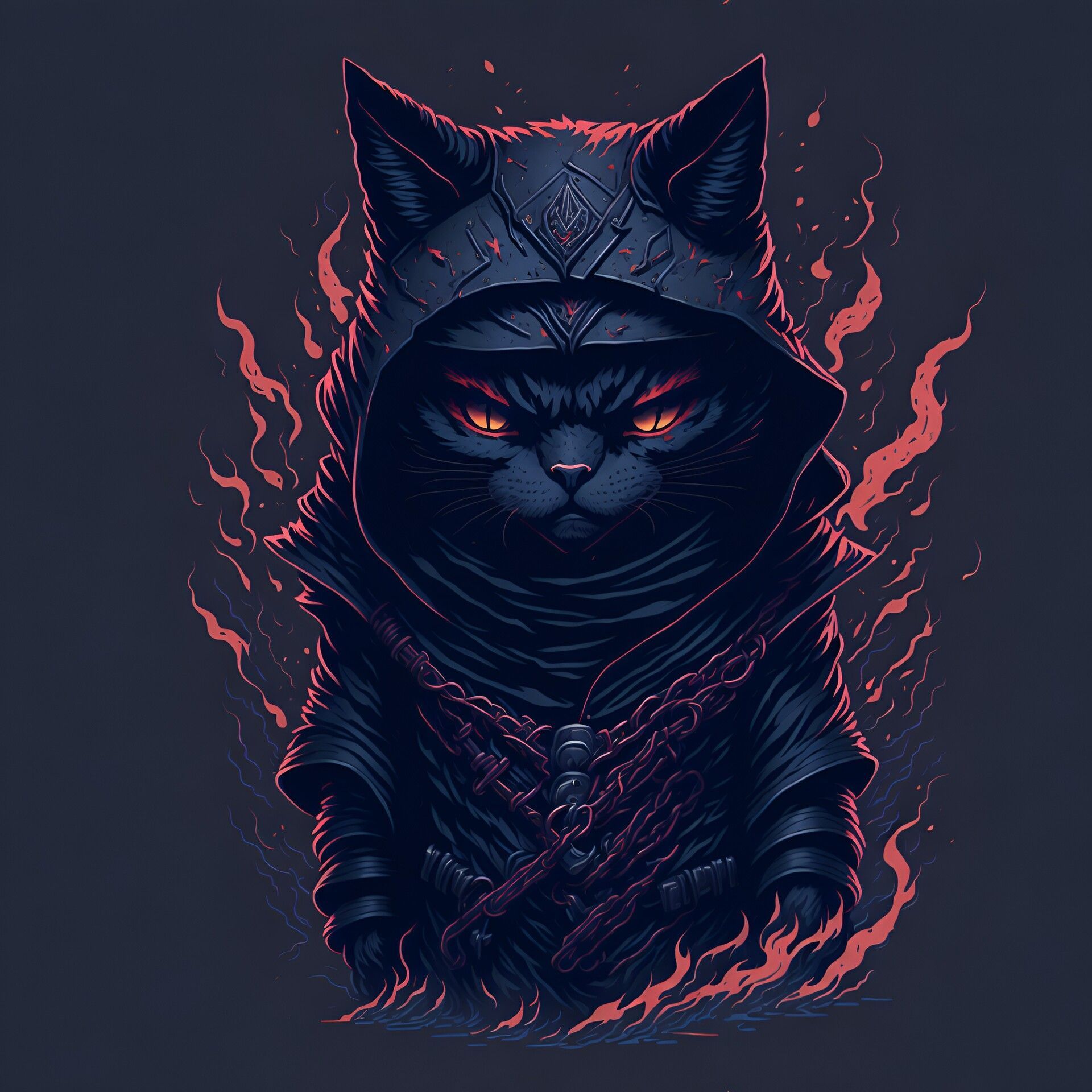 Ninja Cat Wallpapers - Top Free Ninja Cat Backgrounds - WallpaperAccess