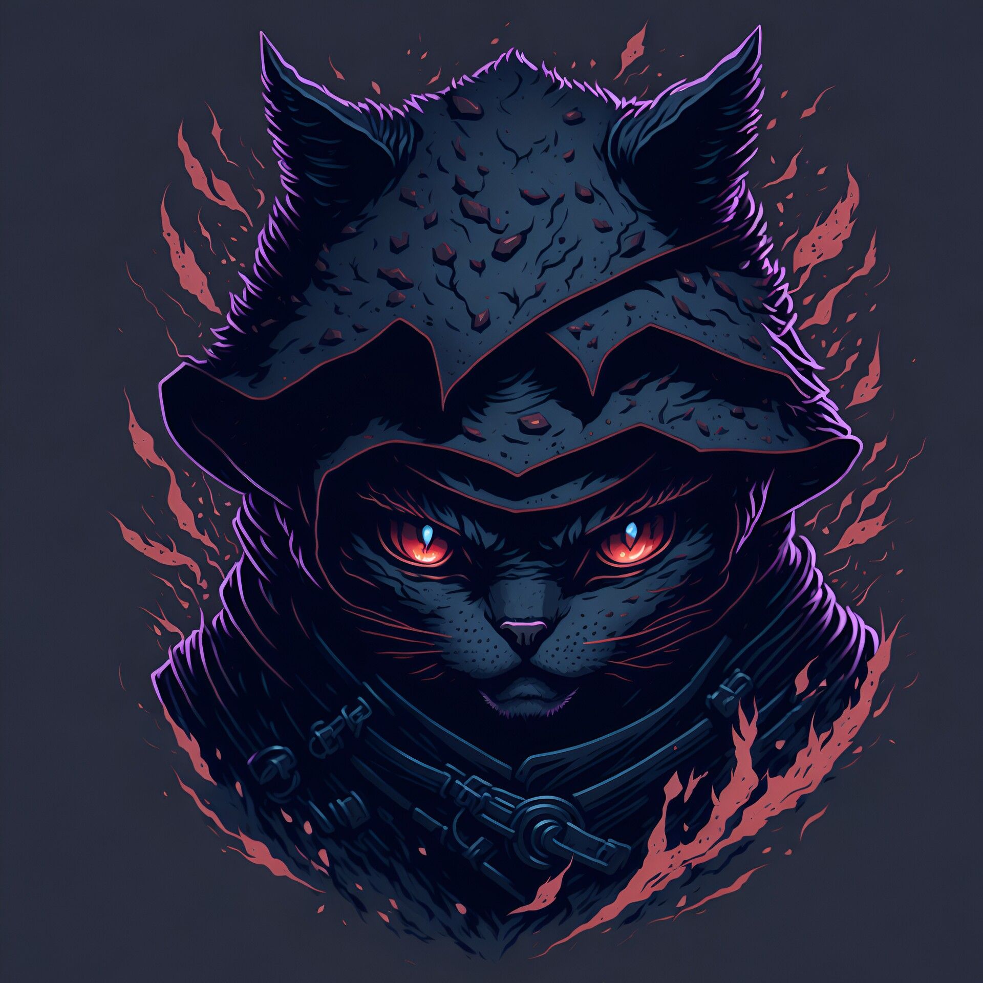 Ninja Cat Wallpapers - Top Free Ninja Cat Backgrounds - WallpaperAccess