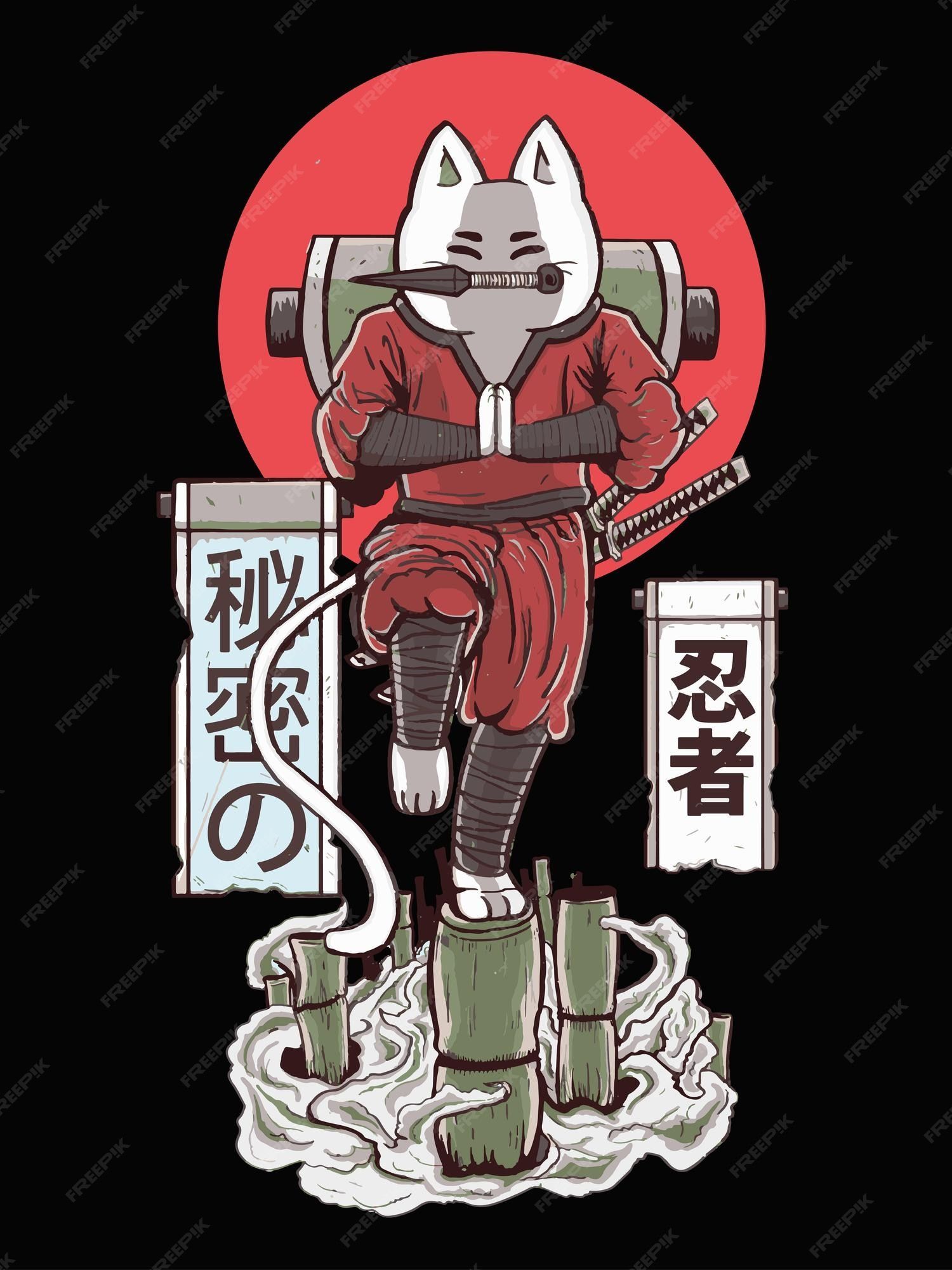 Ninja Cat Wallpapers - Top Free Ninja Cat Backgrounds - WallpaperAccess