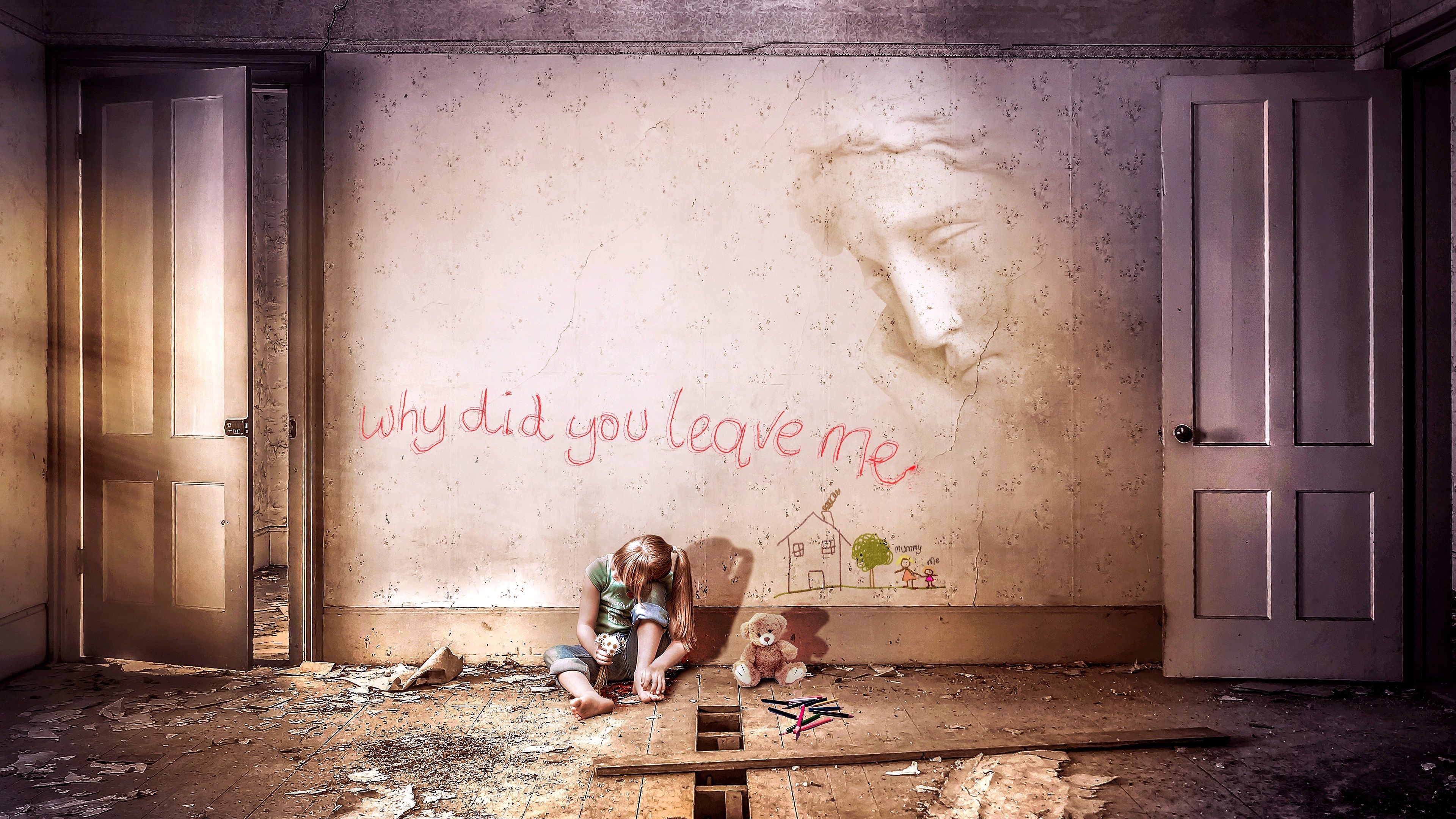 Sad Child Wallpapers - Top Free Sad Child Backgrounds - WallpaperAccess