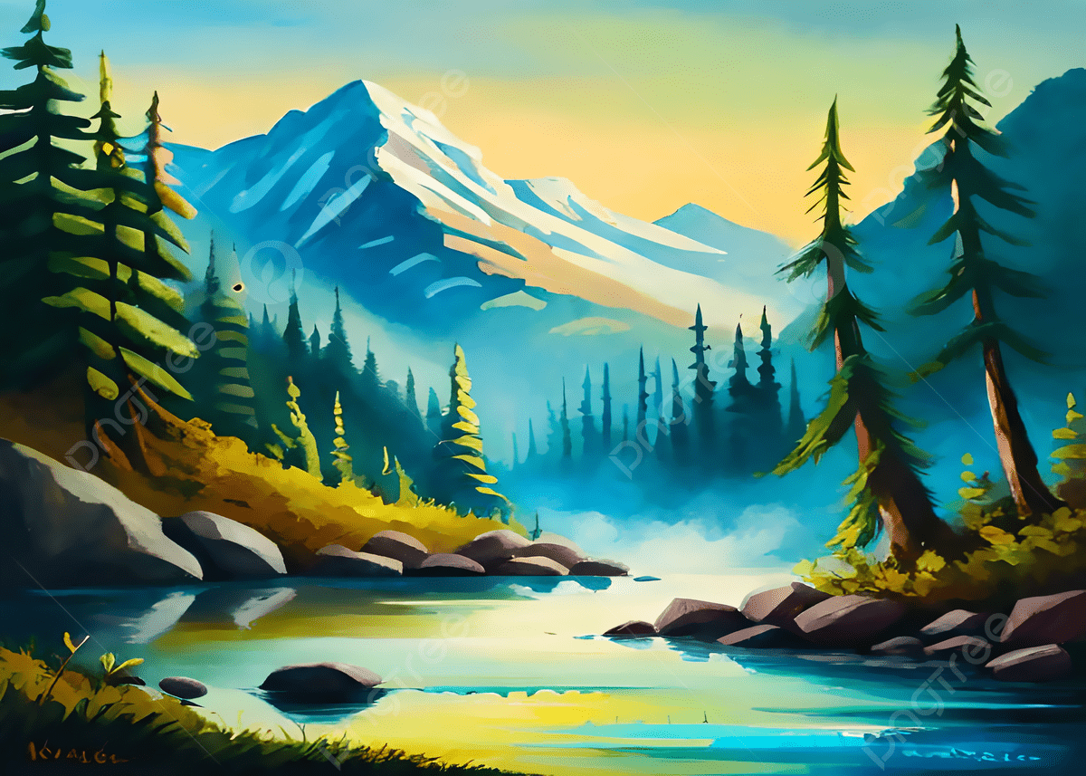 Scenery Painting Wallpapers - Top Free Scenery Painting Backgrounds ...