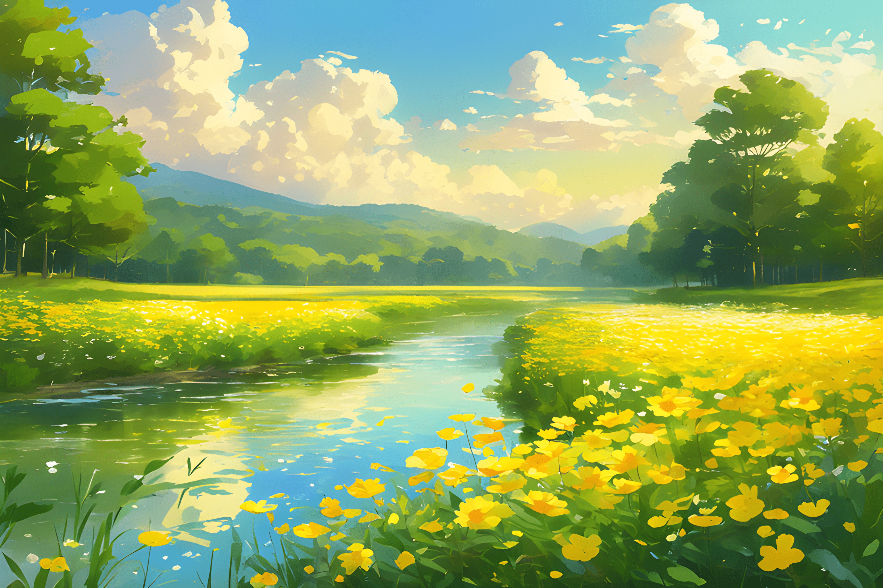 Yellow Landscape Wallpapers - Top Free Yellow Landscape Backgrounds ...