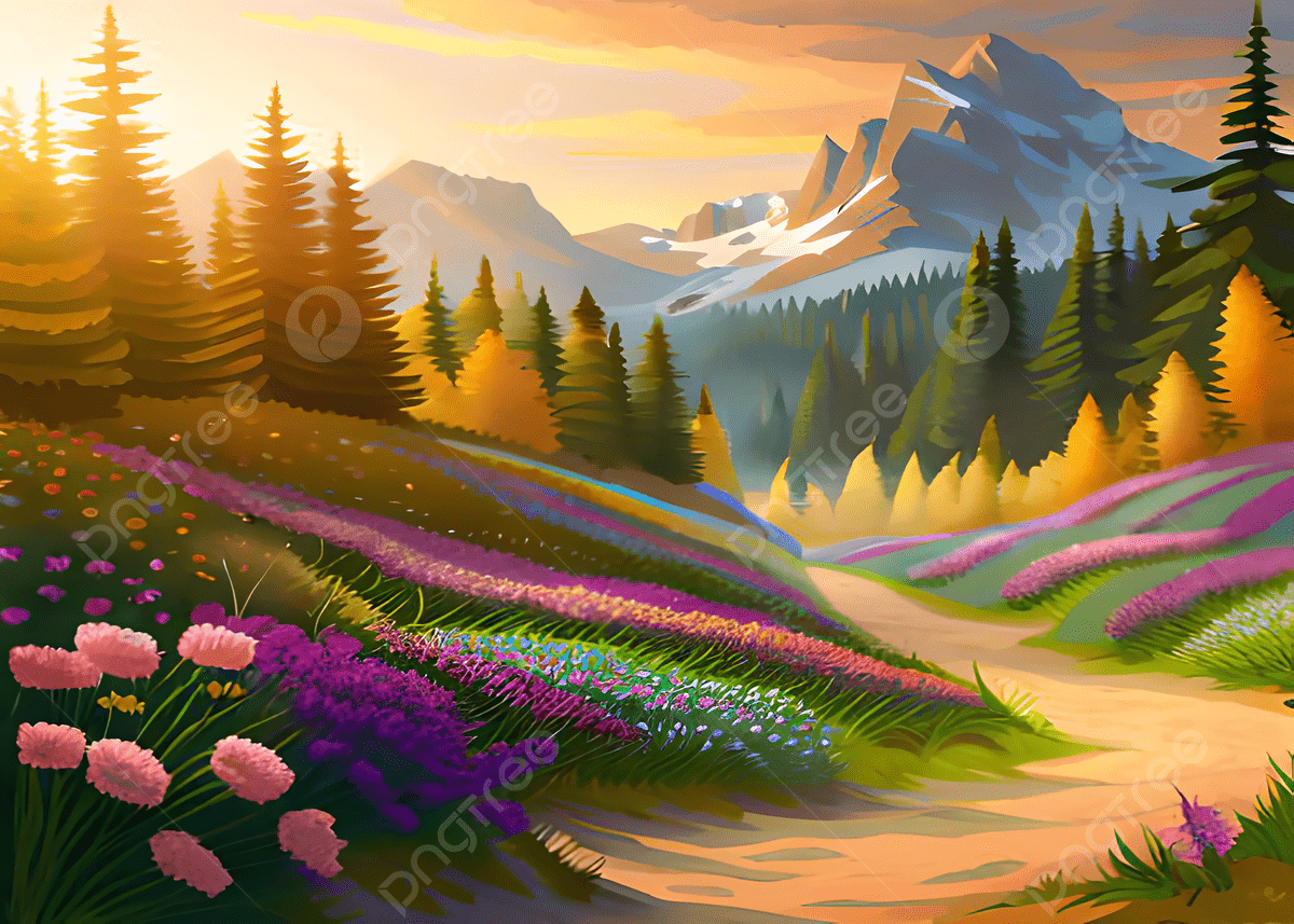 Scenery Painting Wallpapers - Top Free Scenery Painting Backgrounds ...