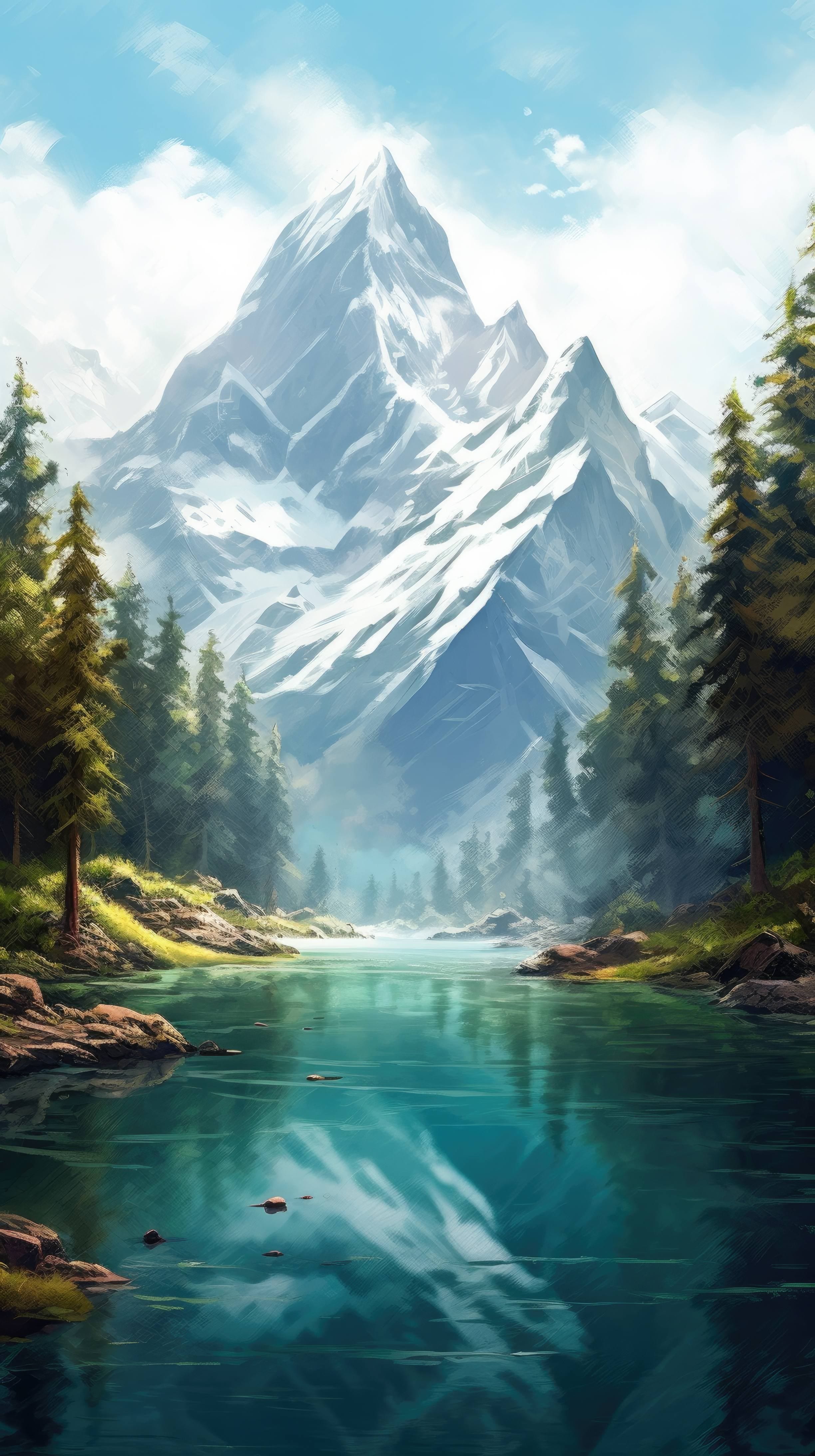 Scenery Painting Wallpapers - Top Free Scenery Painting Backgrounds ...