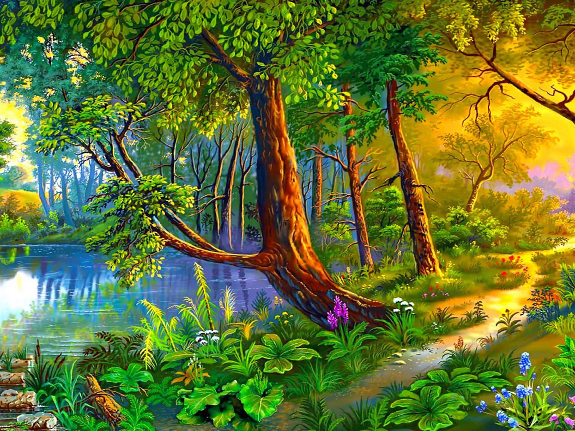 Scenery Painting Wallpapers - Top Free Scenery Painting Backgrounds ...