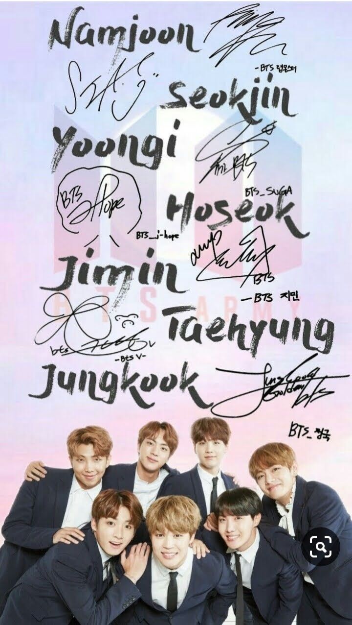Bts Signature Wallpapers - Top Free Bts Signature Backgrounds ...