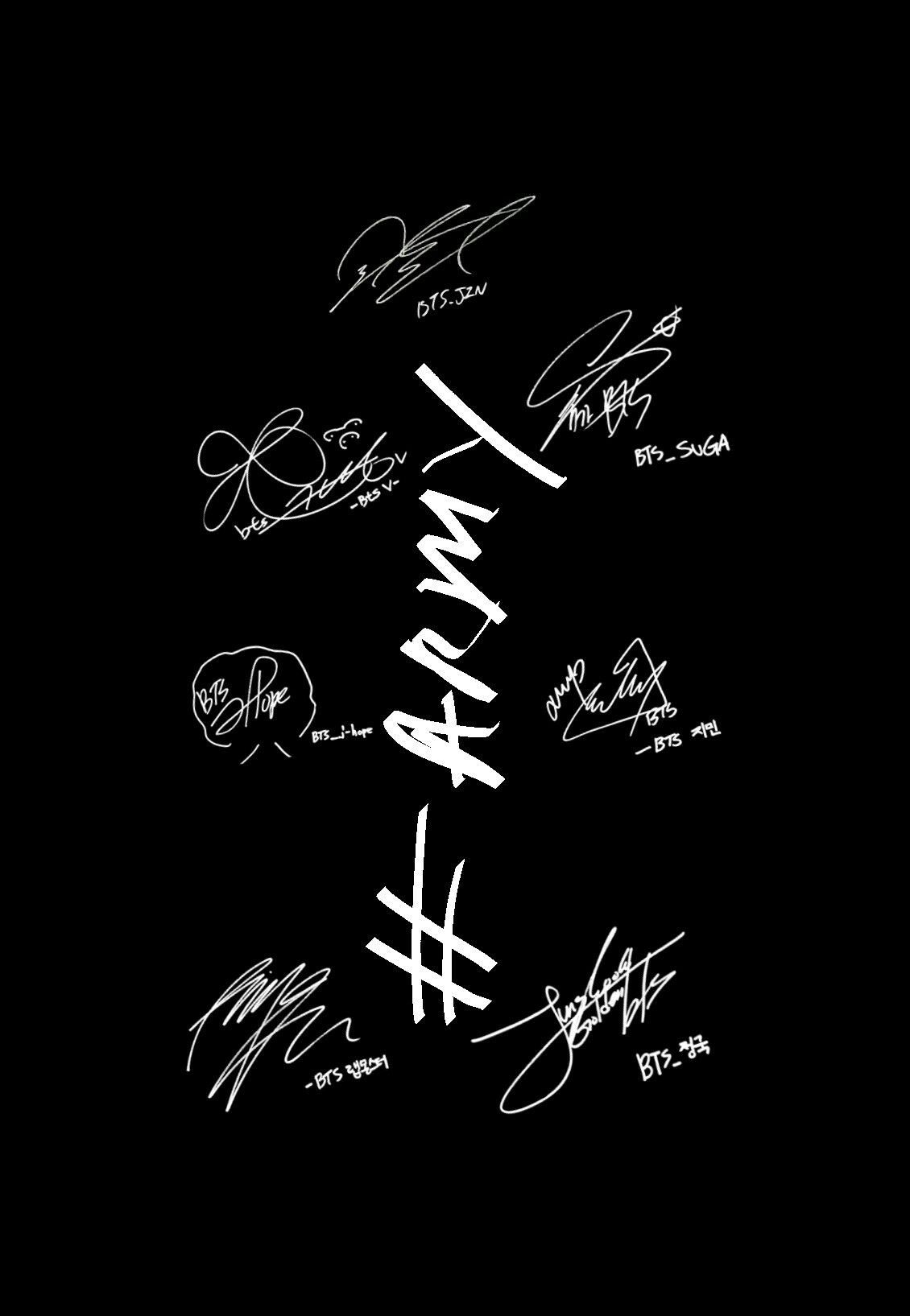 Bts Signature Wallpapers - Top Free Bts Signature Backgrounds ...