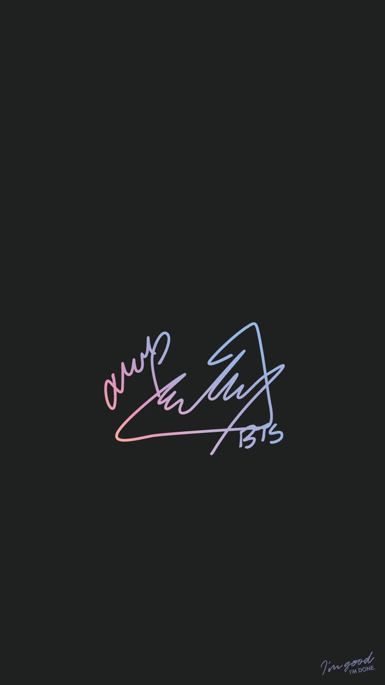 Bts Signature Wallpapers - Top Free Bts Signature Backgrounds ...