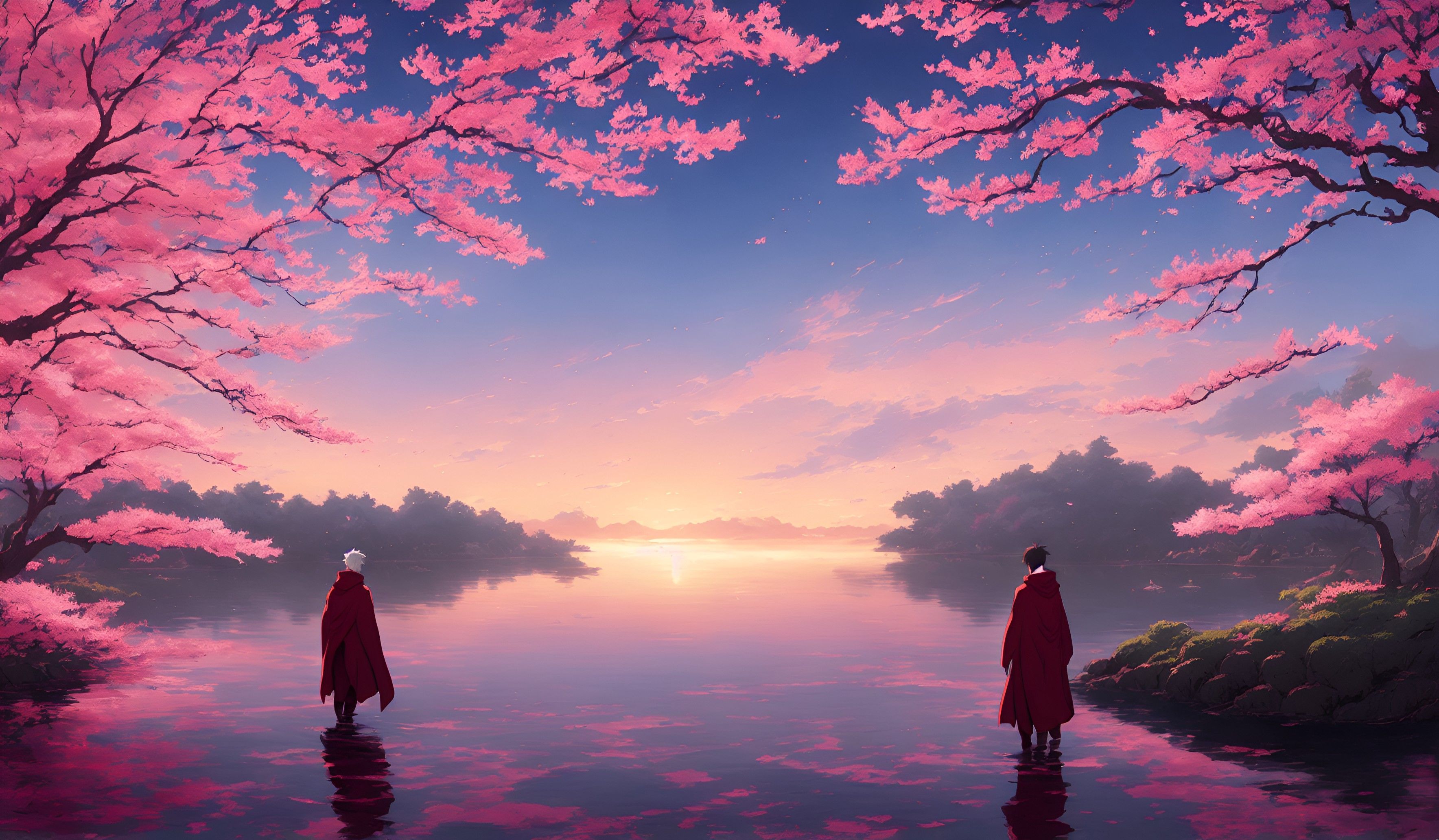 Red Anime Scenery Wallpapers - Top Free Red Anime Scenery Backgrounds ...
