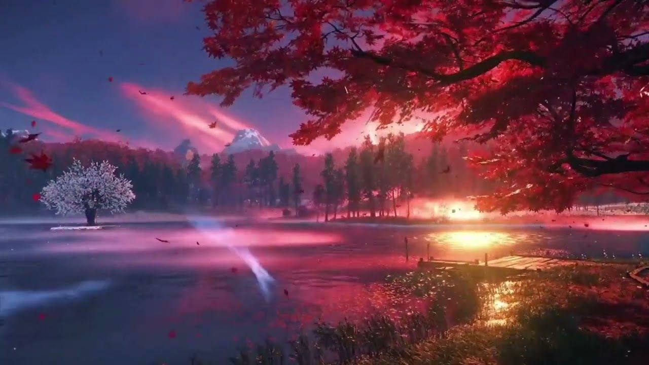 Red Anime Scenery Wallpapers - Top Free Red Anime Scenery Backgrounds ...