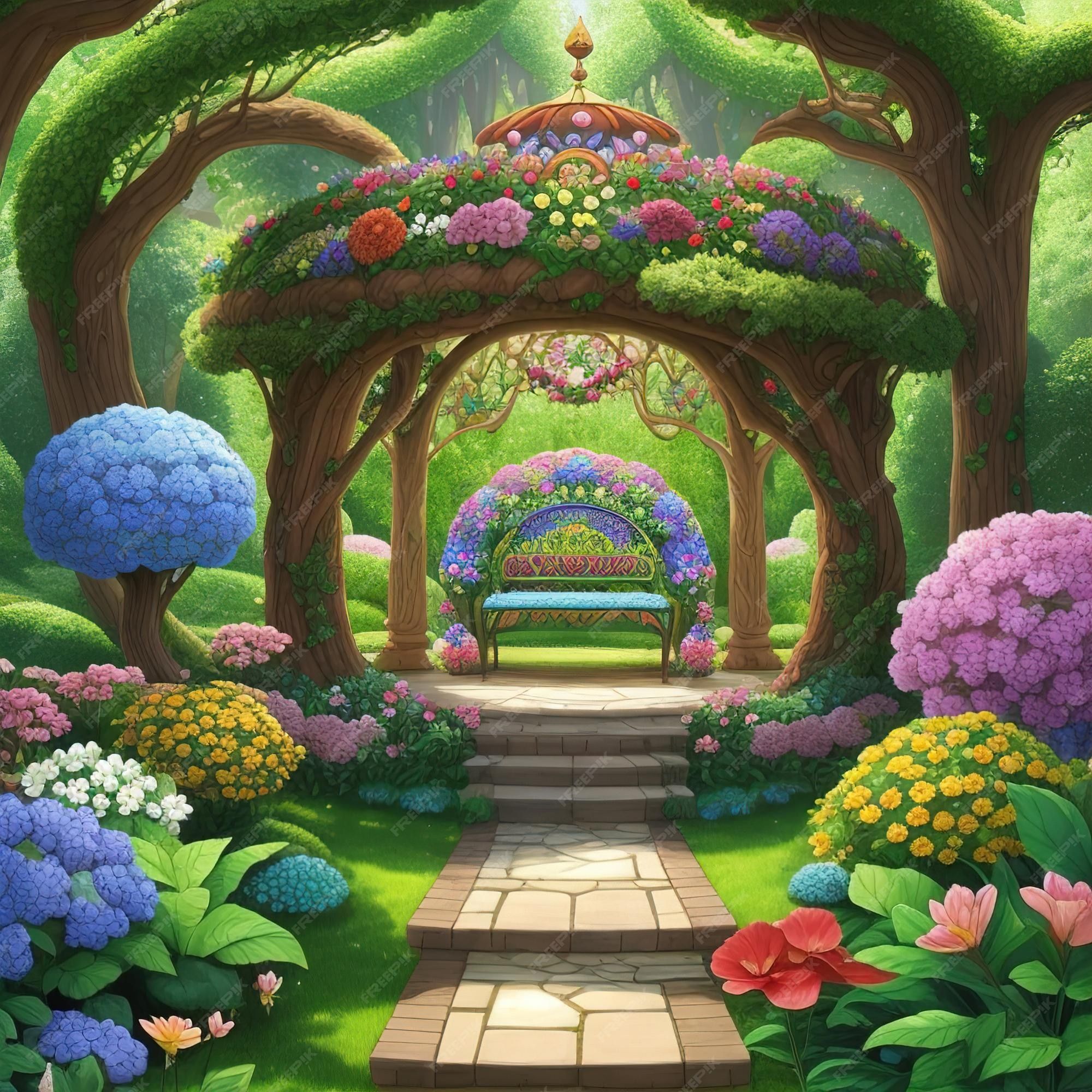 Magical Garden Wallpapers - Top Free Magical Garden Backgrounds ...