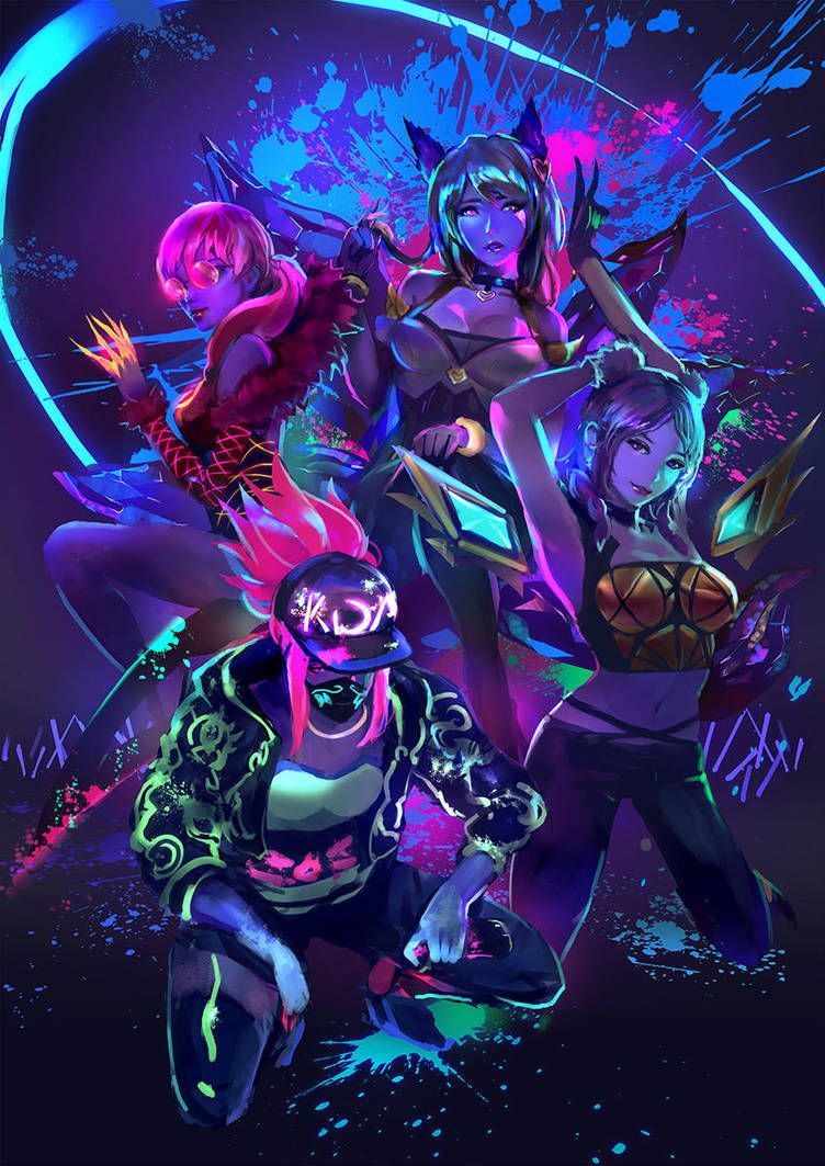 LOL Kda Wallpapers - Top Free LOL Kda Backgrounds - WallpaperAccess