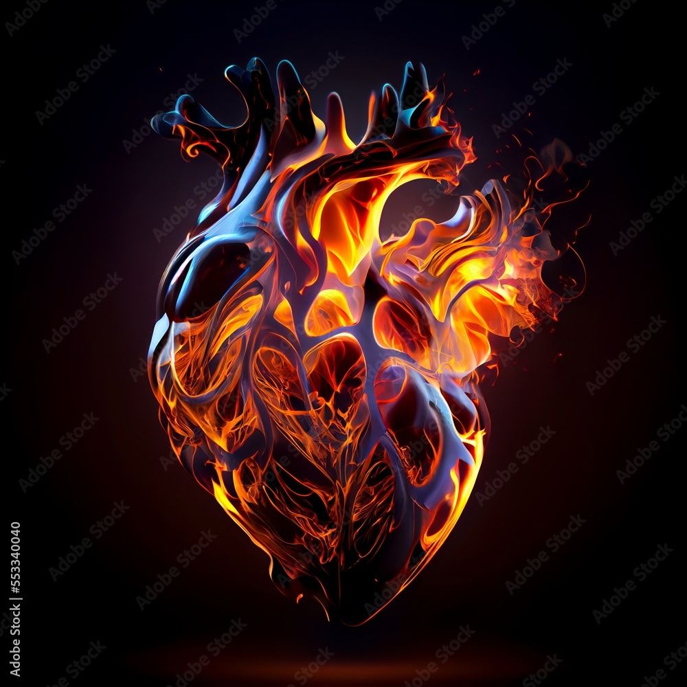 Burning Heart Wallpapers - Top Free Burning Heart Backgrounds - WallpaperAccess