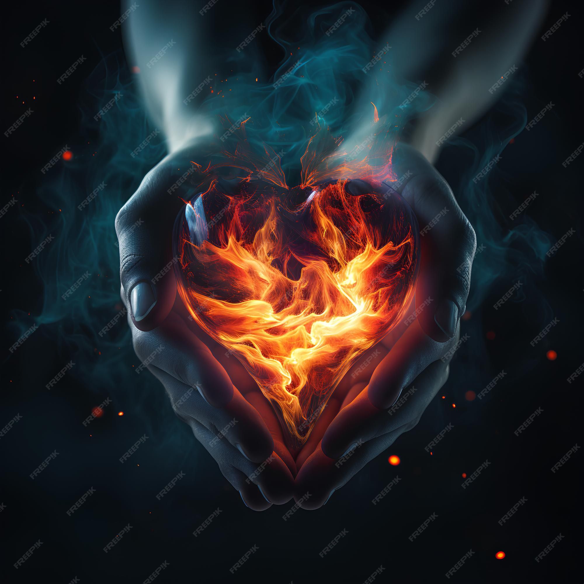Burning Heart Wallpapers - Top Free Burning Heart Backgrounds ...