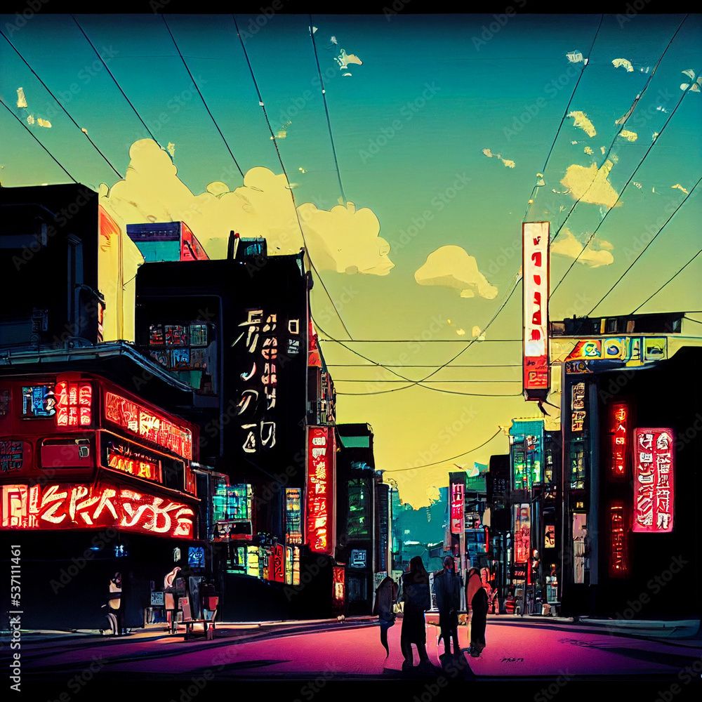 Tokyo City Anime Wallpapers - Top Free Tokyo City Anime Backgrounds ...