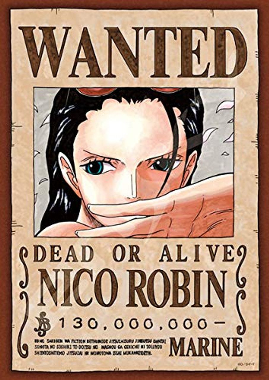 Nico Robin Wanted Poster Wallpapers - Top Free Nico Robin Wanted Poster ...