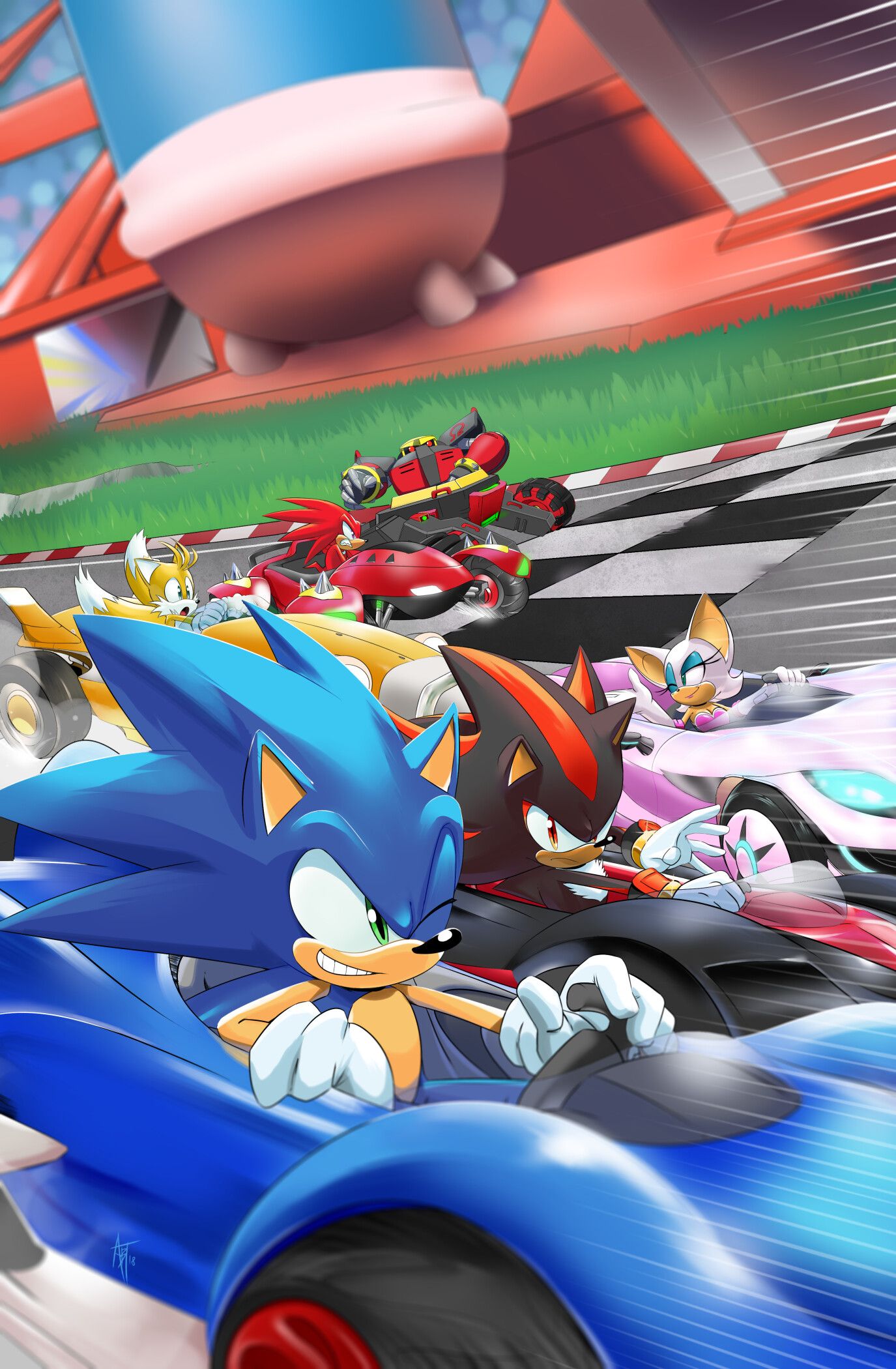 Team Sonic Racing Wallpapers Top Free Team Sonic Racing Backgrounds Wallpaperaccess