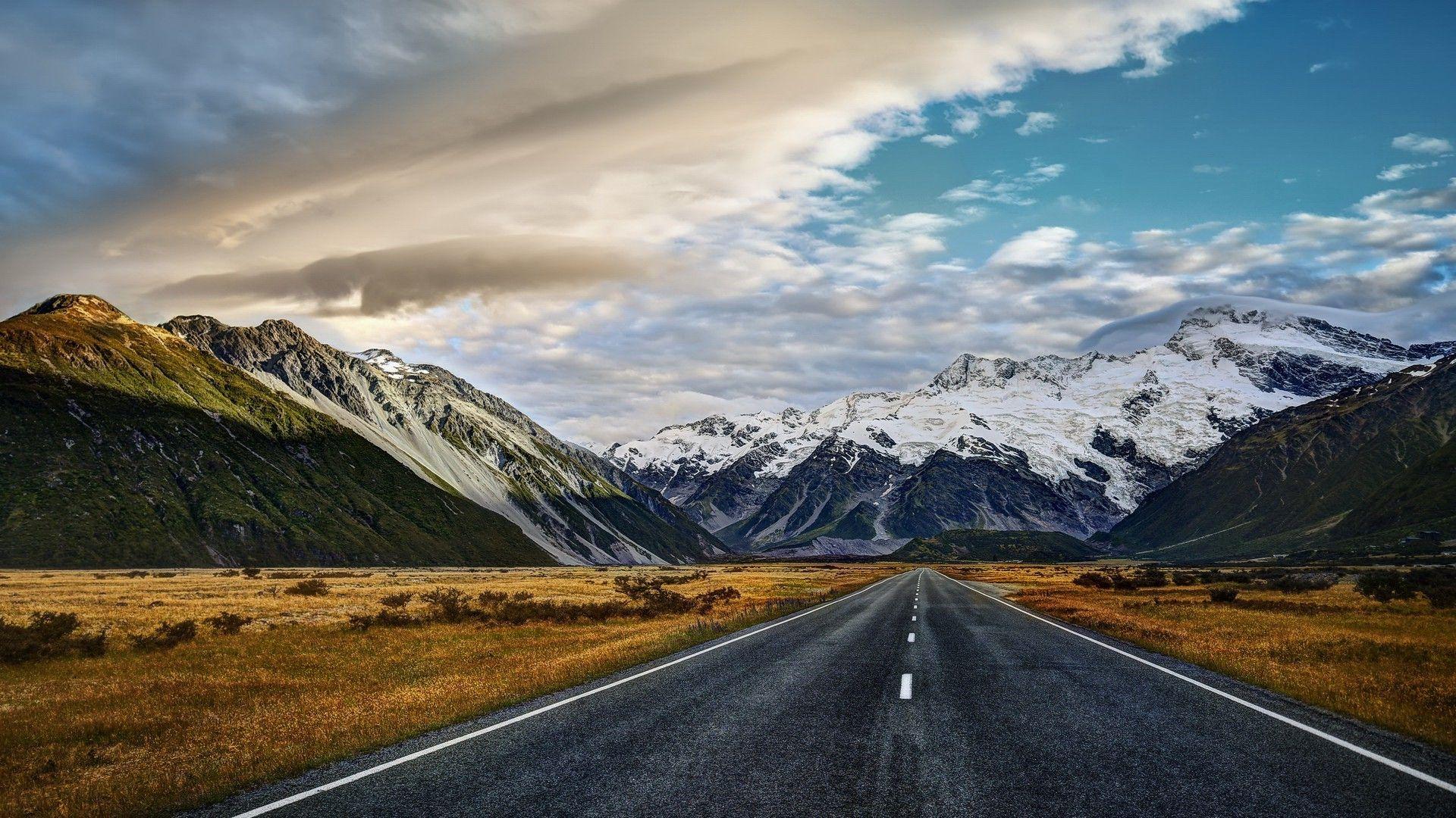 Road Landscape Wallpapers - Top Free Road Landscape Backgrounds ...