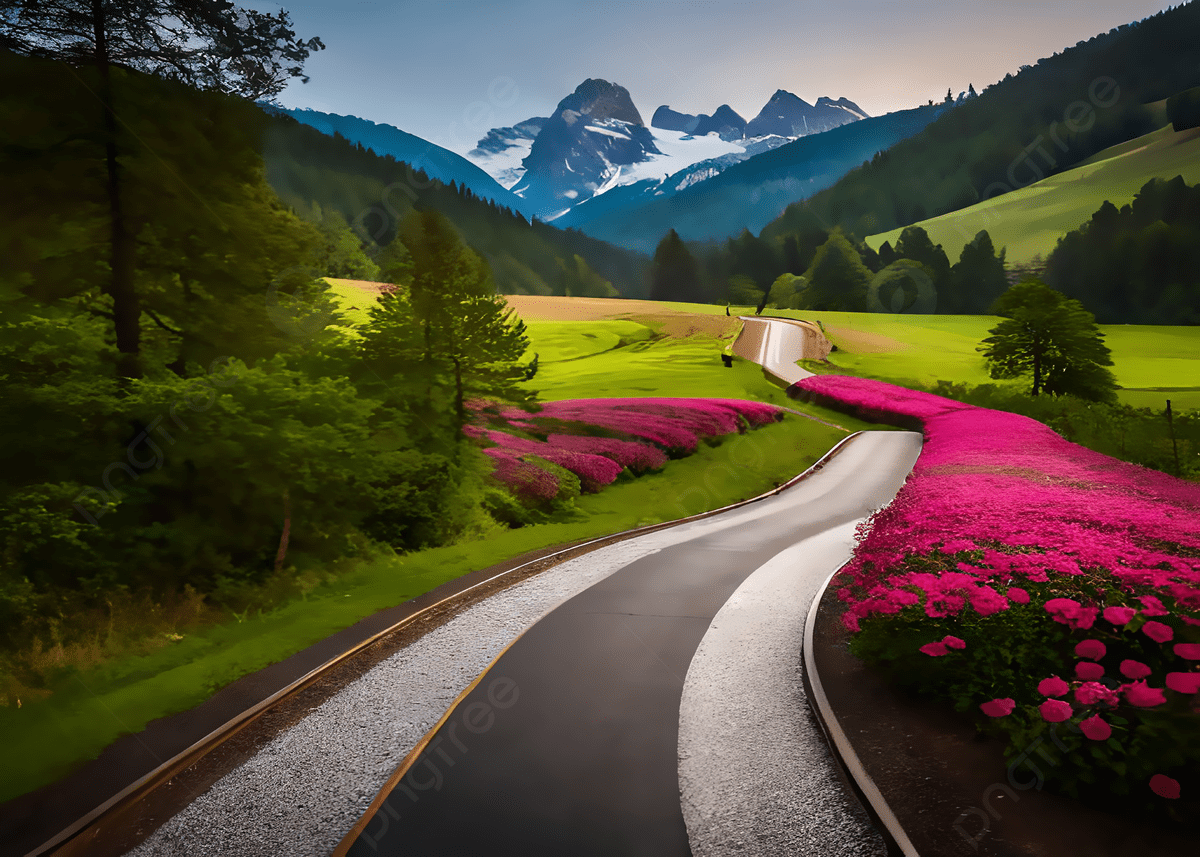 Road Landscape Wallpapers - Top Free Road Landscape Backgrounds ...