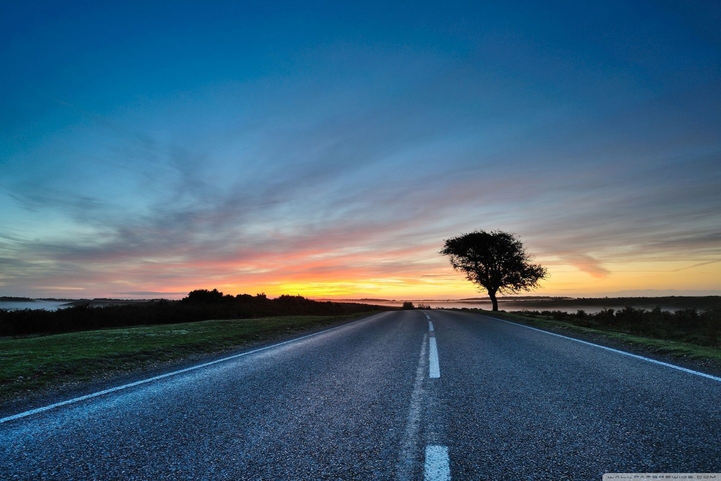 Road Landscape Wallpapers - Top Free Road Landscape Backgrounds ...