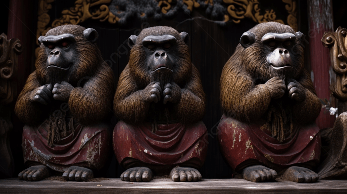Three Monkeys Wallpapers - Top Free Three Monkeys Backgrounds - WallpaperAccess