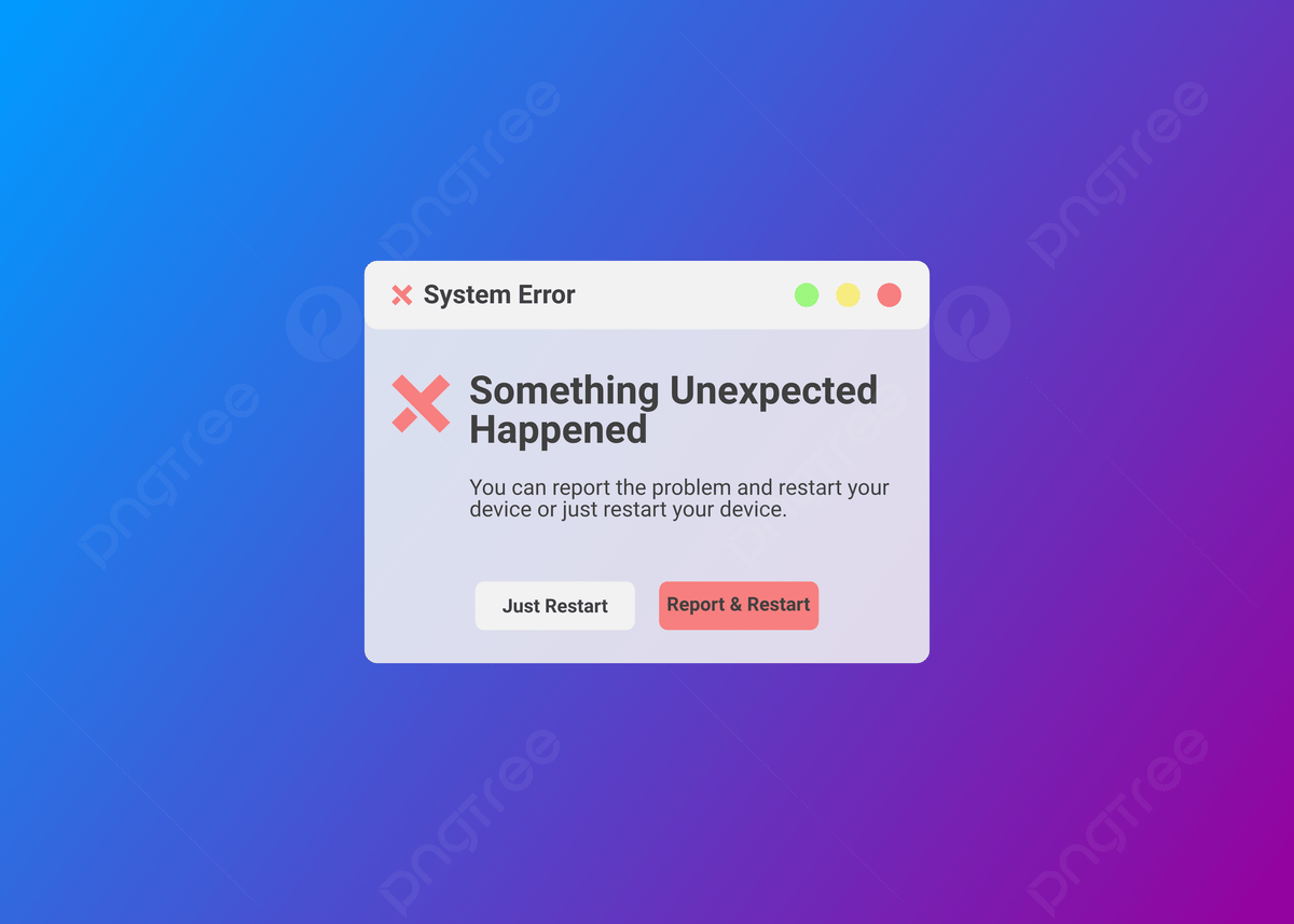 System Error Wallpapers - Top Free System Error Backgrounds - WallpaperAccess