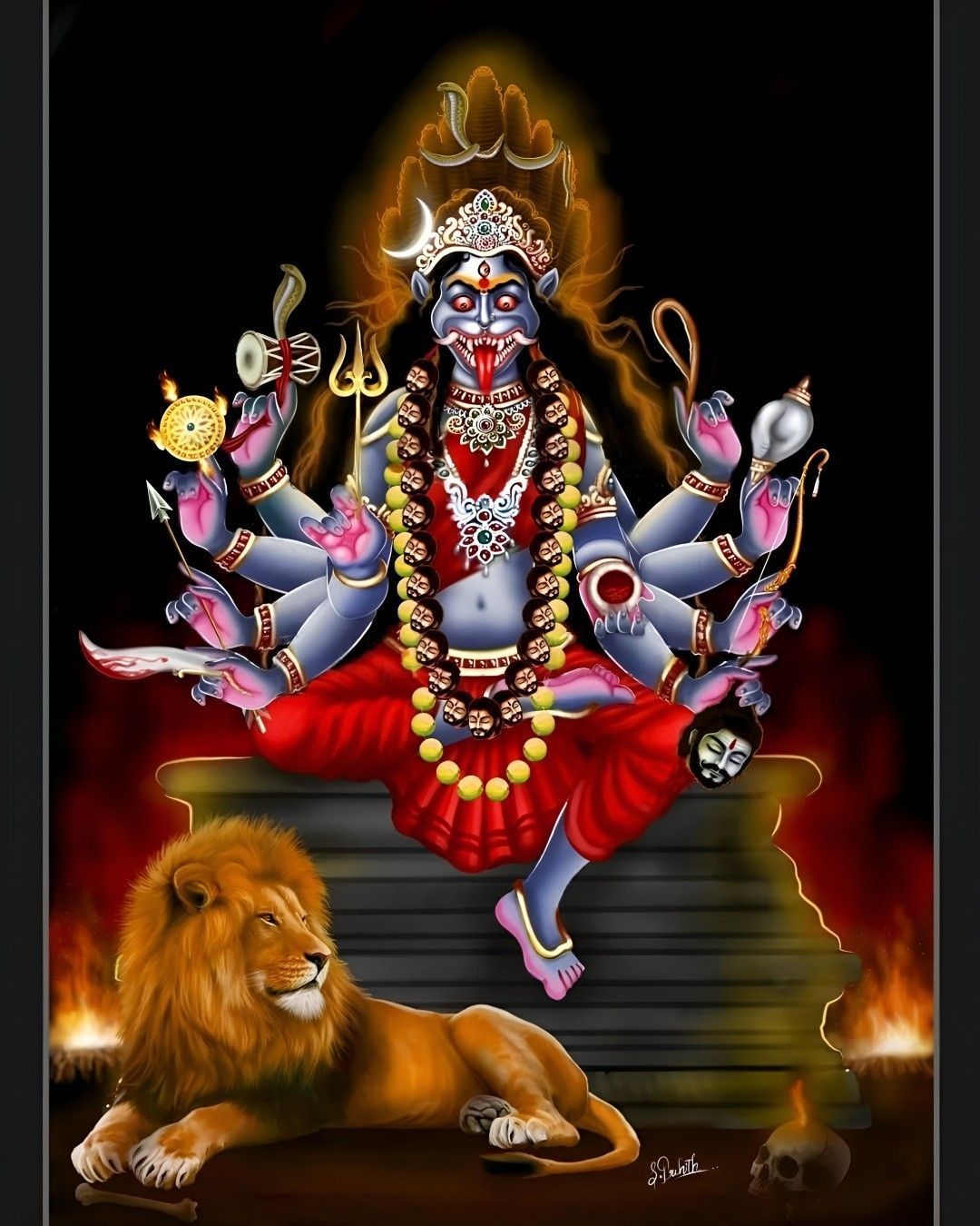 Bhadrakali Wallpapers - Top Free Bhadrakali Backgrounds - WallpaperAccess