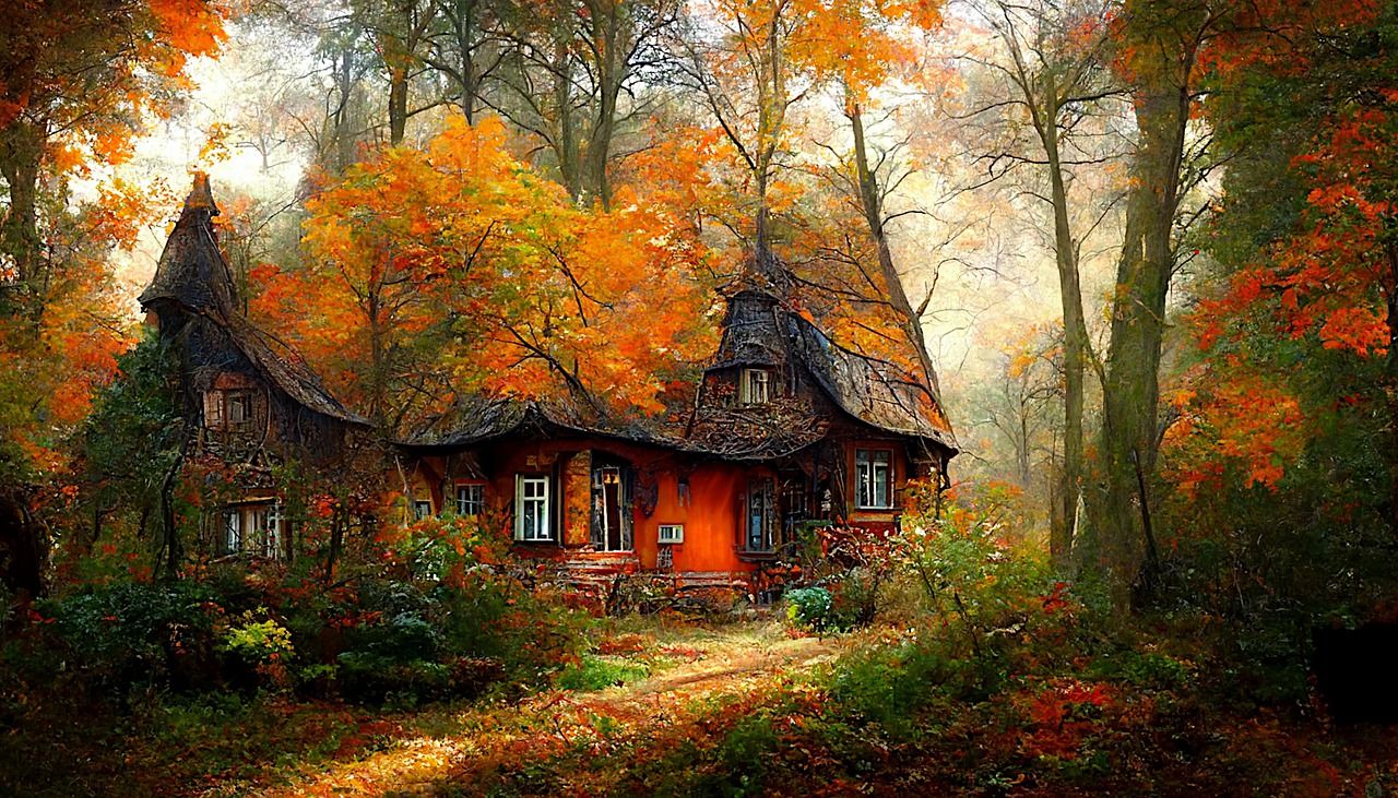 Forest Cottage Wallpapers - Top Free Forest Cottage Backgrounds ...