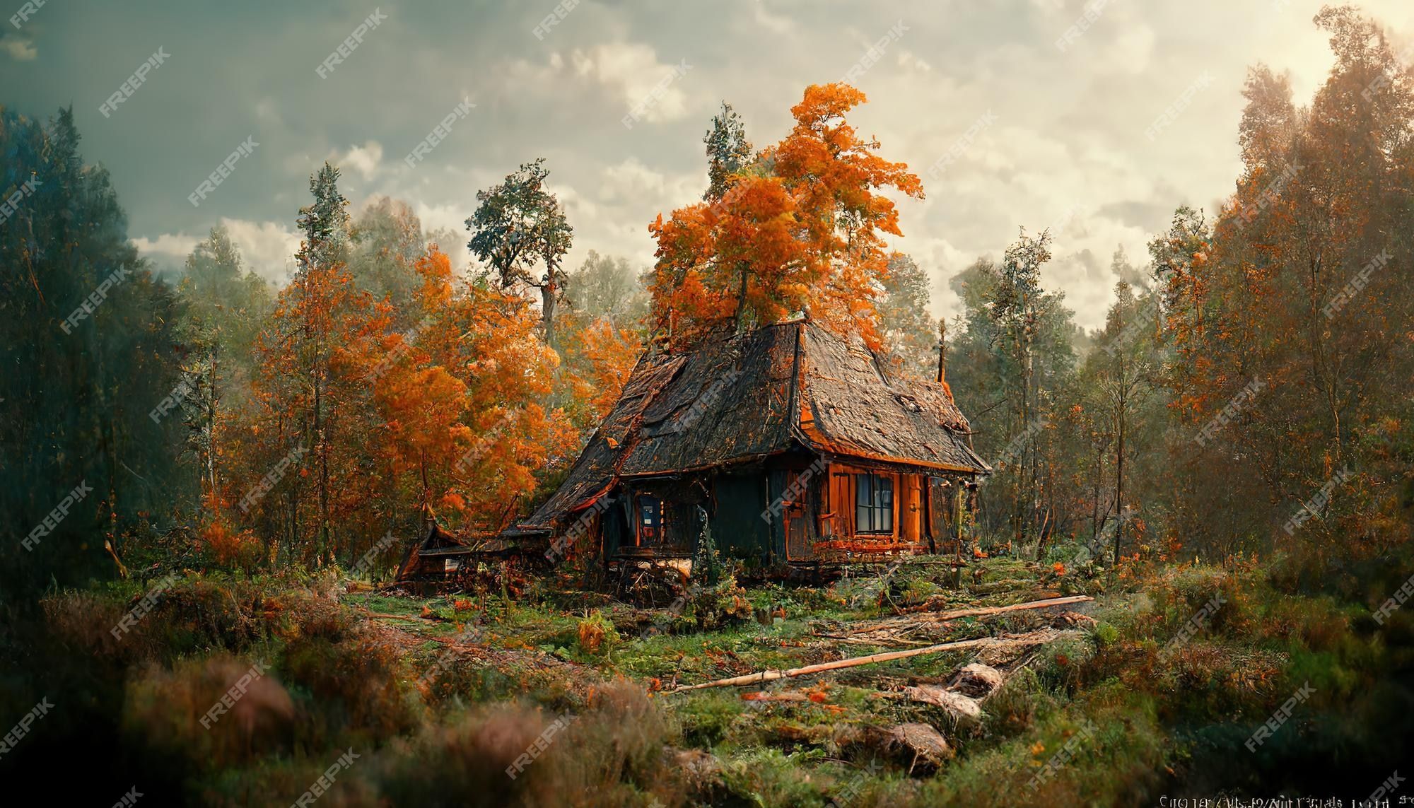 Forest Cottage Wallpapers - Top Free Forest Cottage Backgrounds ...
